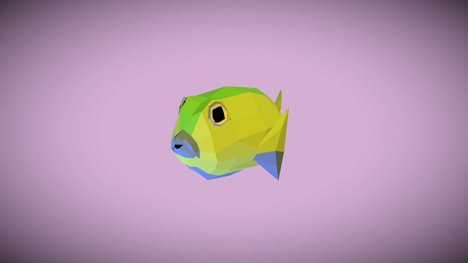 low Poly Pufferfish - 3D model by kaylou-23 [ada25d2] - Sketchfab