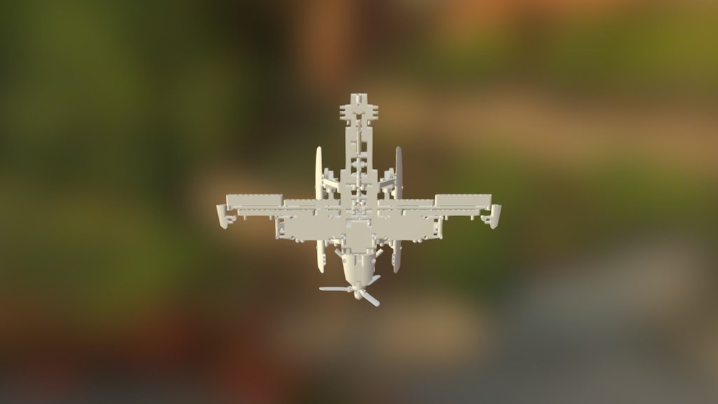 Fire Plane - 3D model by quantumstar [ada4faf] - Sketchfab