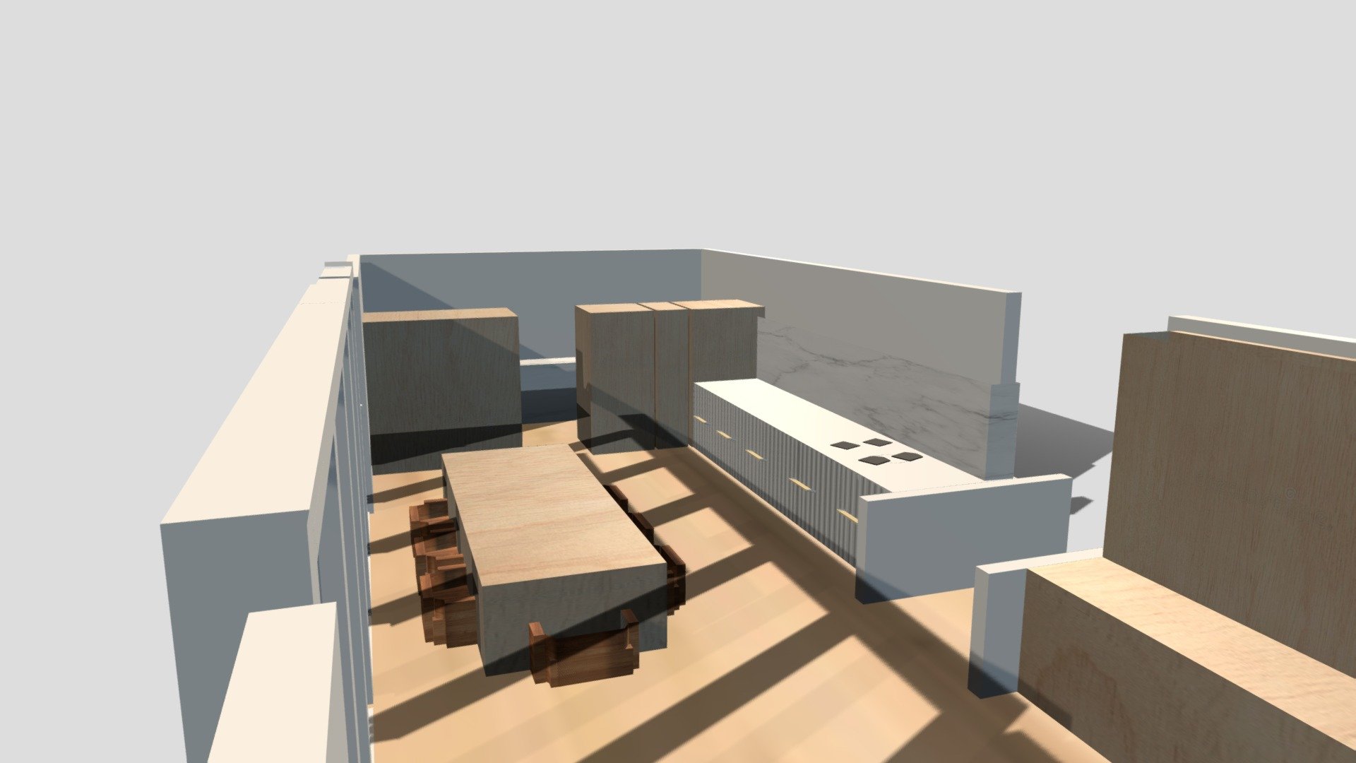 Kitchen - 3D model by mimzi [ada5312] - Sketchfab