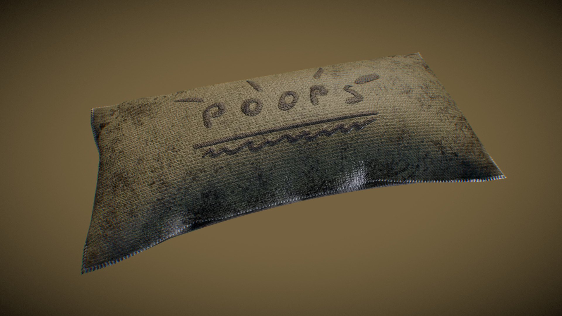Poop Sack - 3D model by romasharf [ada583b] - Sketchfab