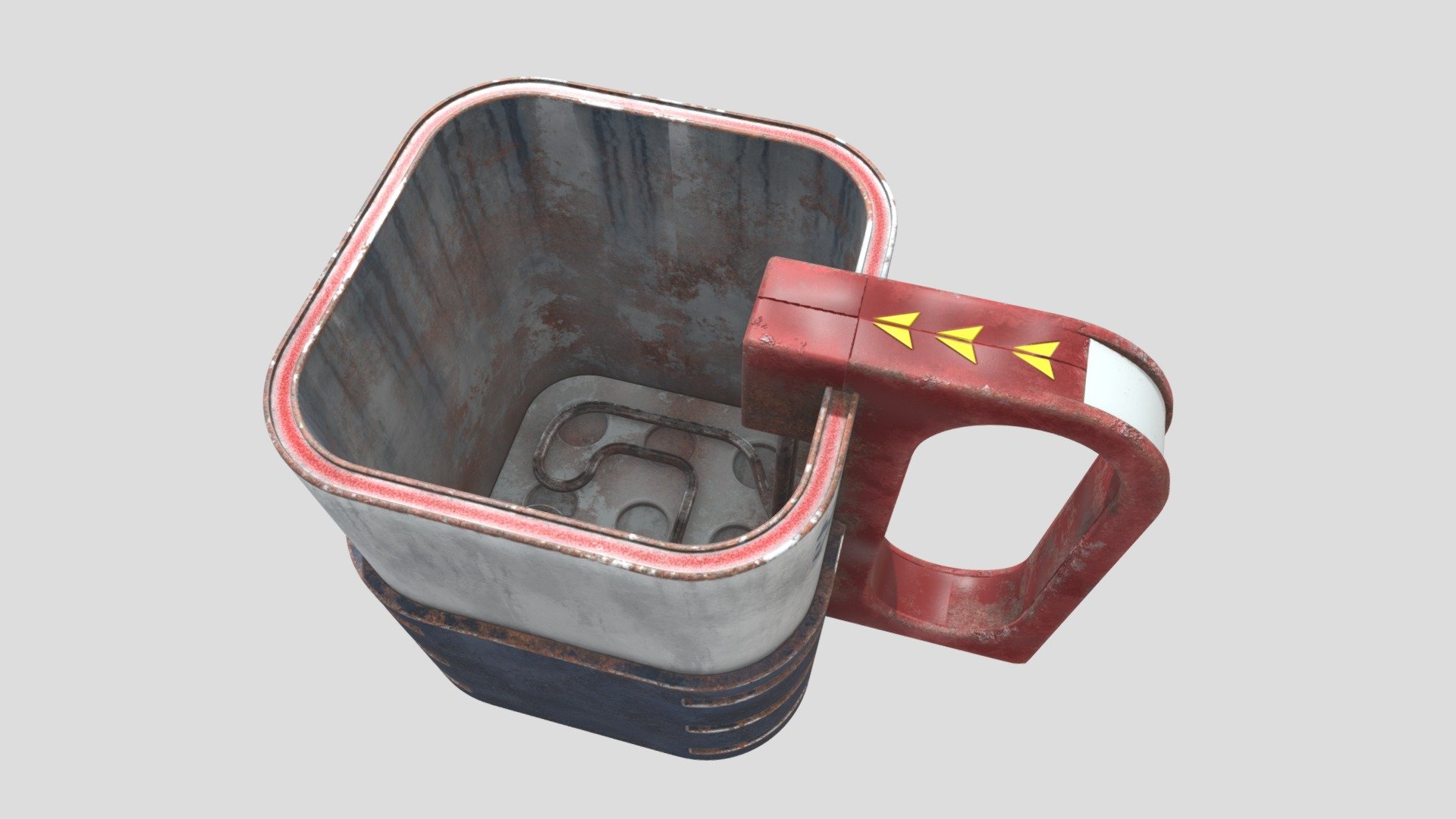 Rusty Mug - 3D model by mgorgonaart [ada7acb] - Sketchfab
