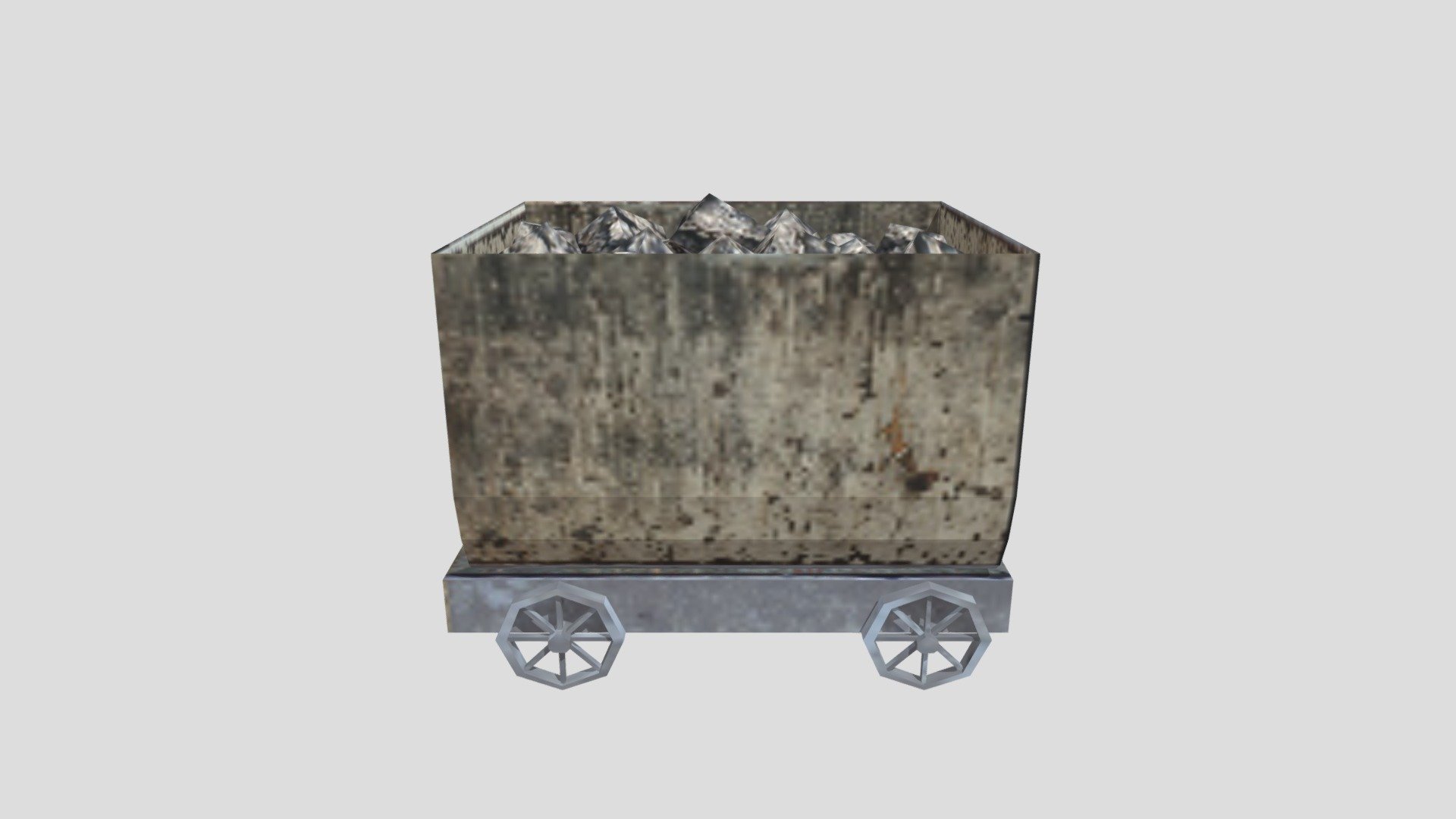 LowPoly Minecart - 3D model by WillNight5 (@6059656) [ada7ae3] - Sketchfab