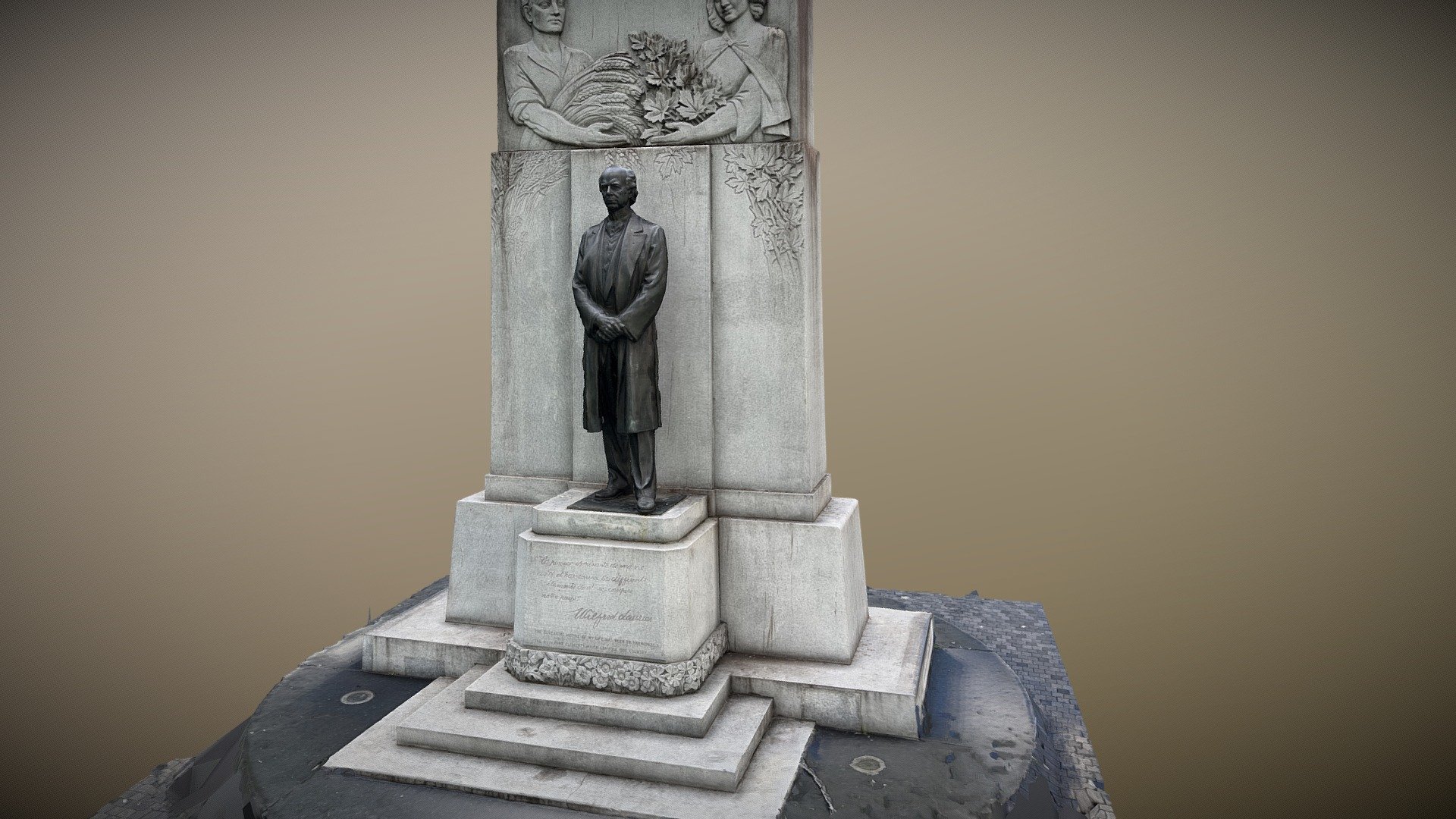 Sir Wilfred Laurier On Canadian $5 Bill - 3D model by Metasoft®️ ...