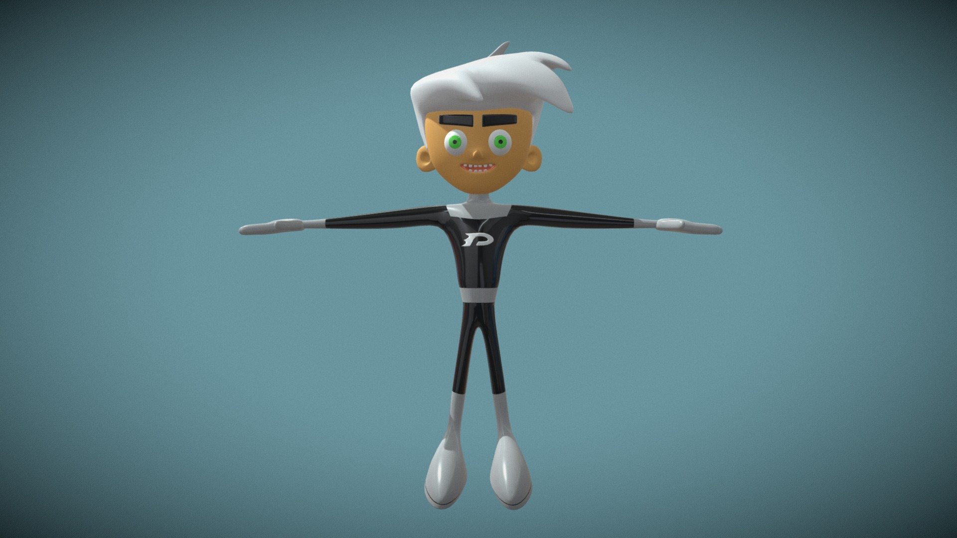 Danny Phantom - Download Free 3D model by BenAissa_Karim [ada8b90 ...