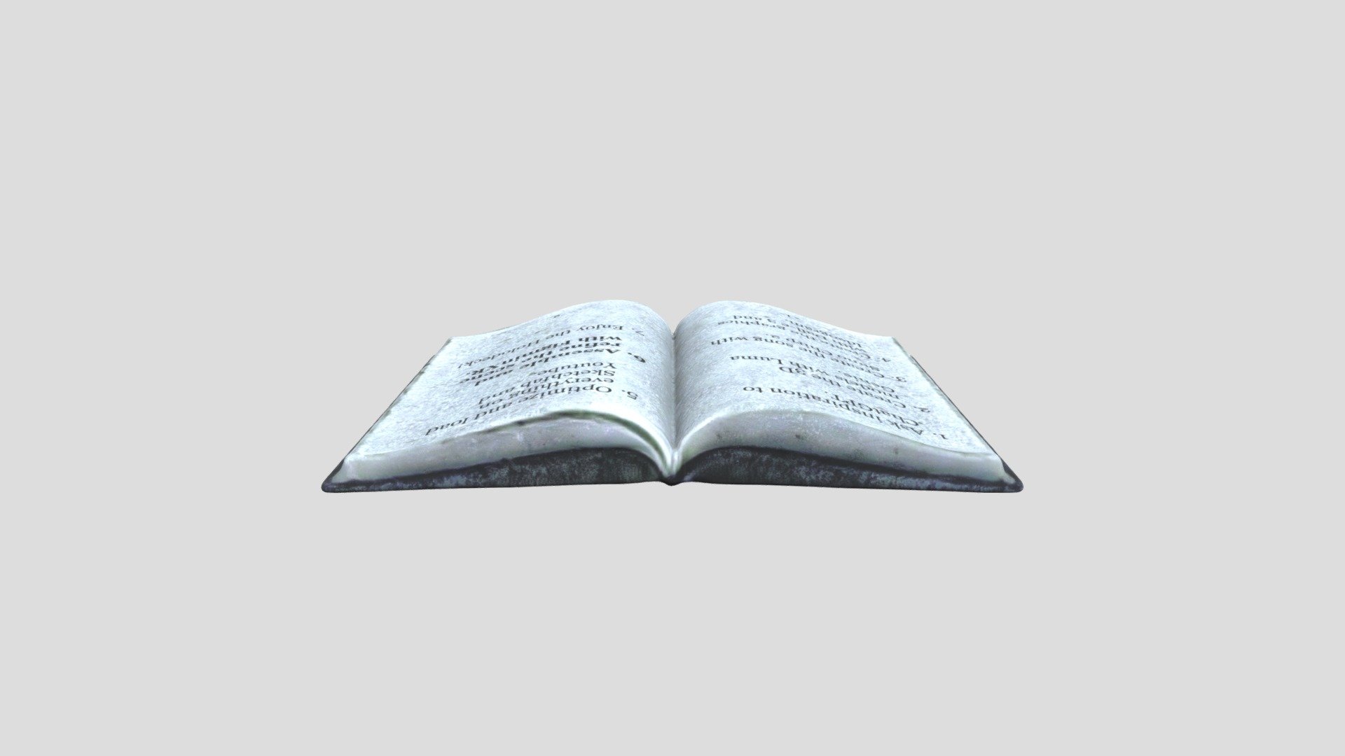 An Open Book L - Download Free 3D model by stefanorivera [ada8bdd ...