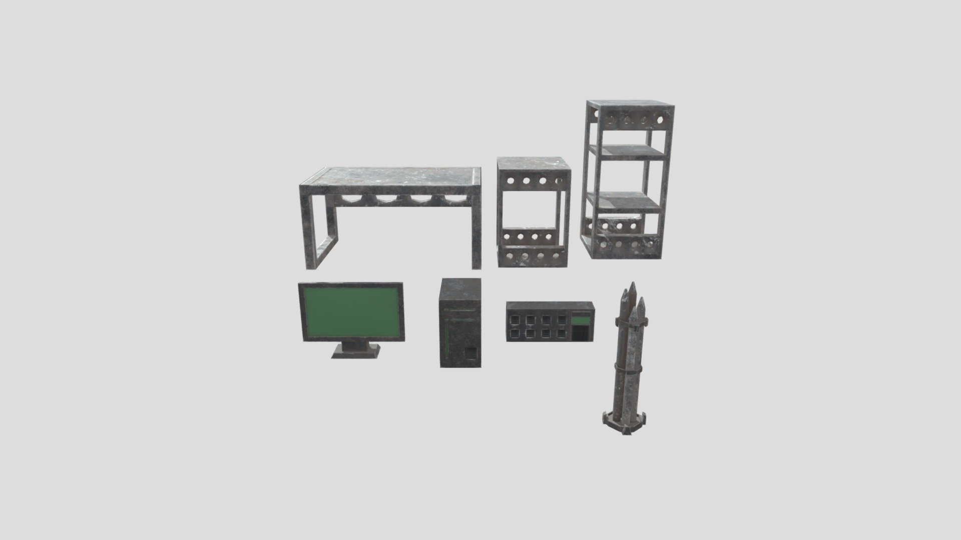 Basic Computer Components - Download Free 3D model by paavngill ...
