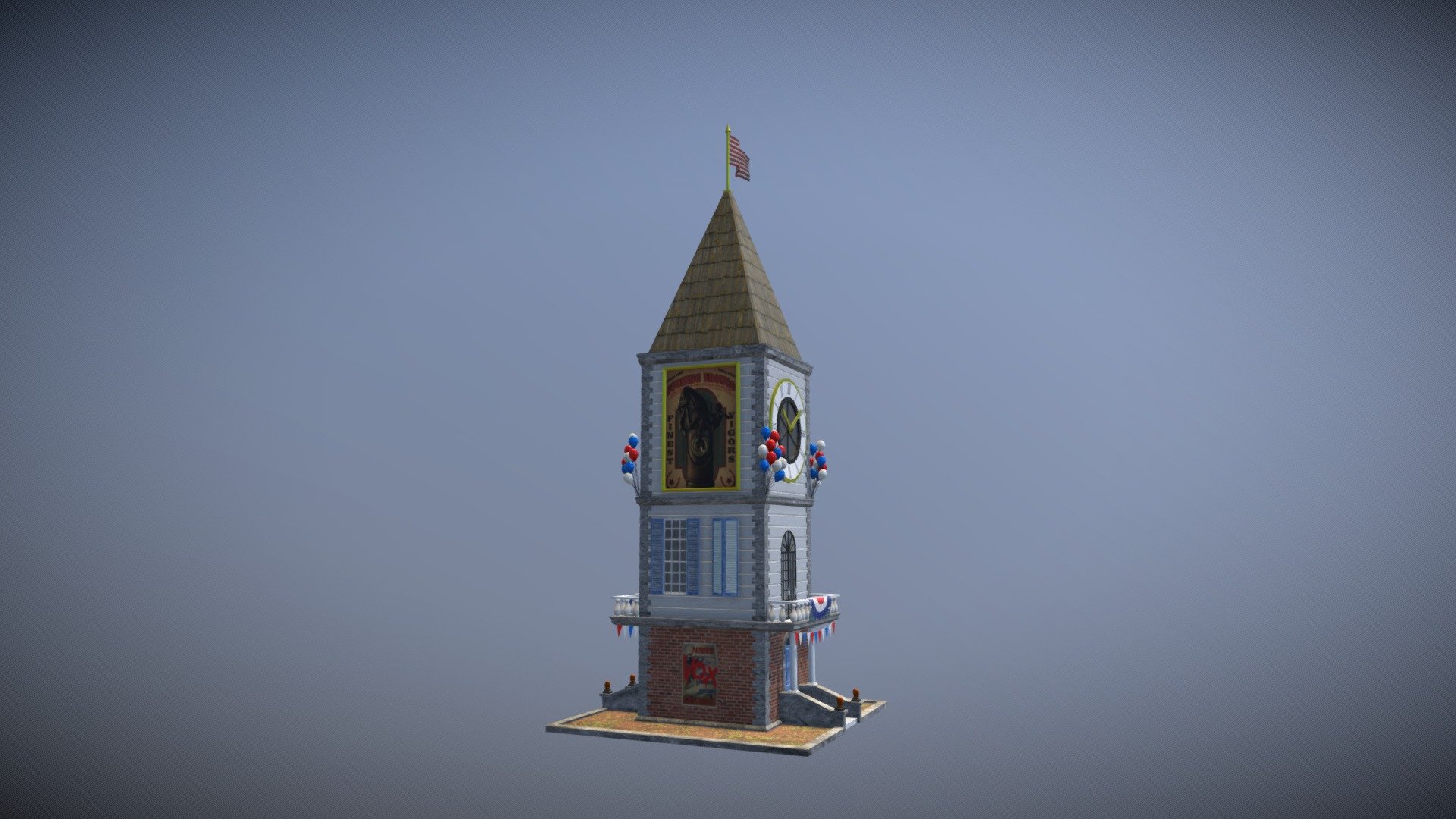 Bioshock Infinite Building - 3D model by arthur_lnz [ada9f12] - Sketchfab