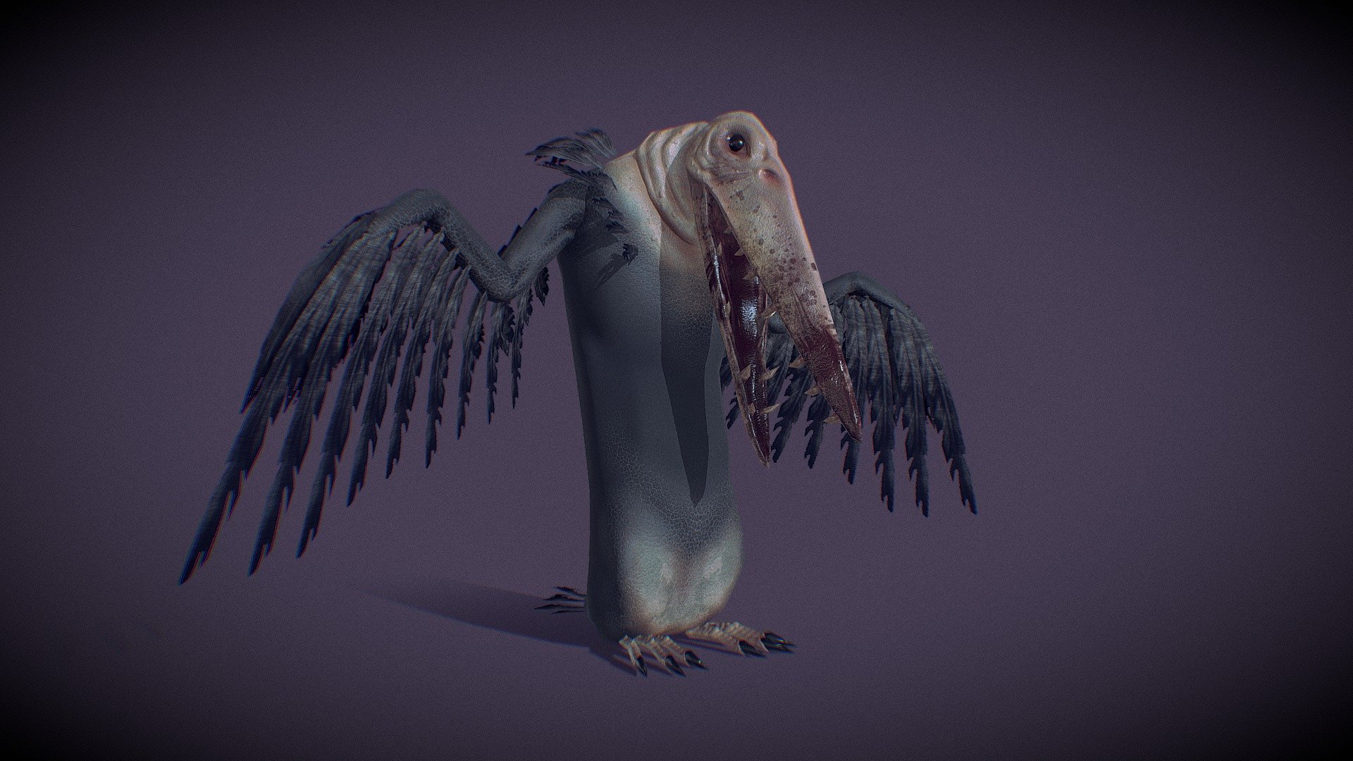 Evil Penguin - 3D model by Olga (@kostochka) [adabeff] - Sketchfab