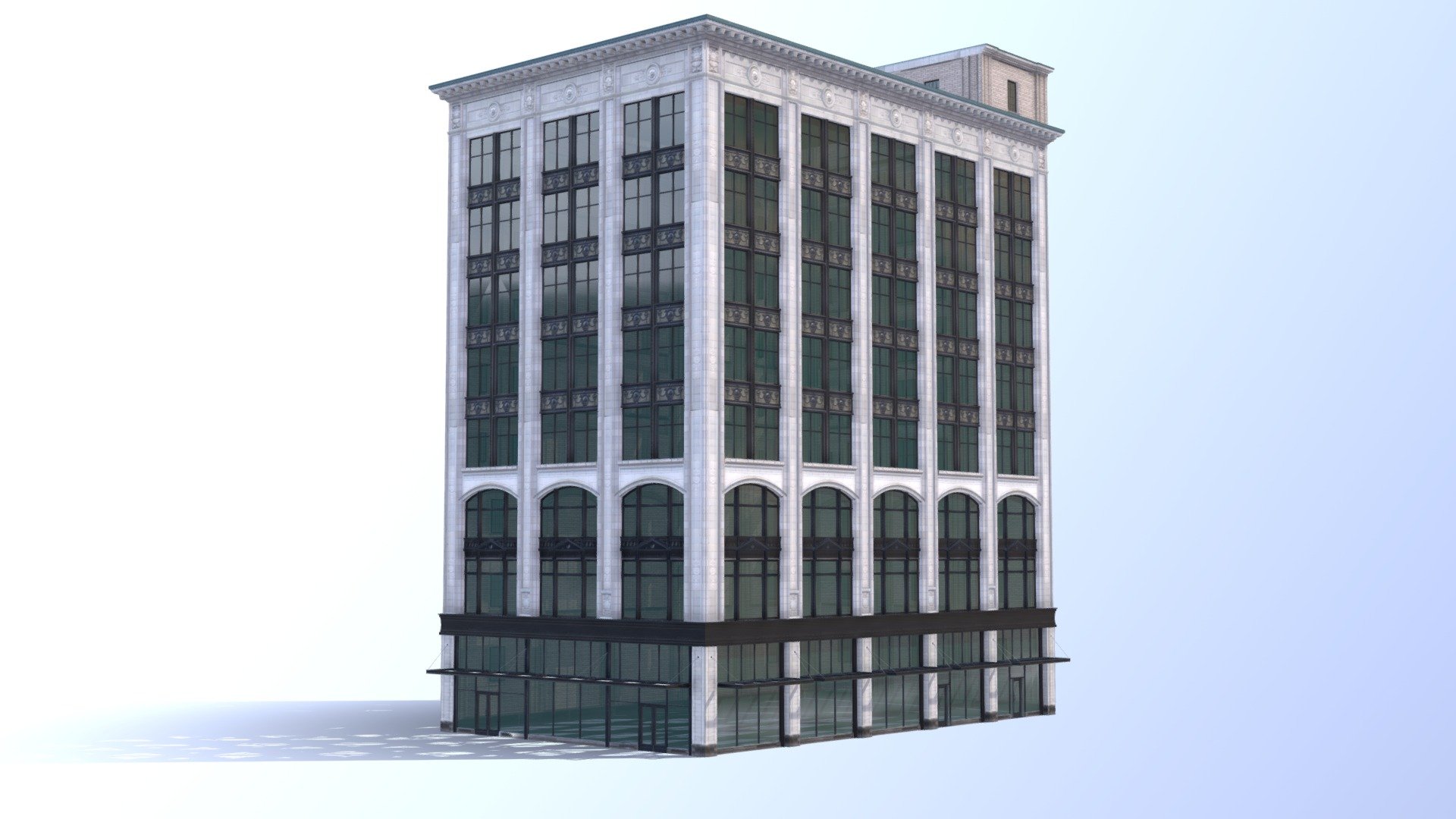 Clifford building - 3D model by Darf (@sannie01) [adabfaa] - Sketchfab