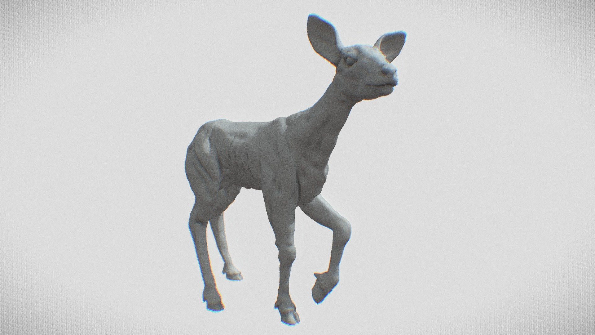 Fawn Posed Rough - Buy Royalty Free 3D model by Tom Johnson (@Brigyon ...