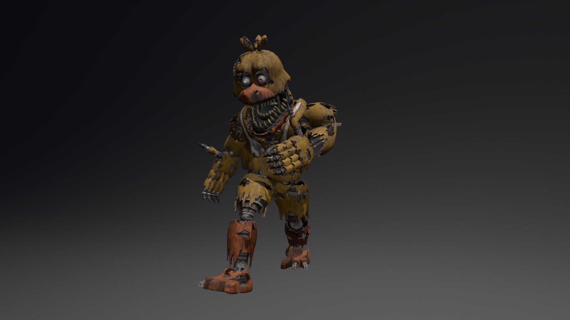 Nightmare Chica Walking V2 - Download Free 3D model by ann55010970637 ...