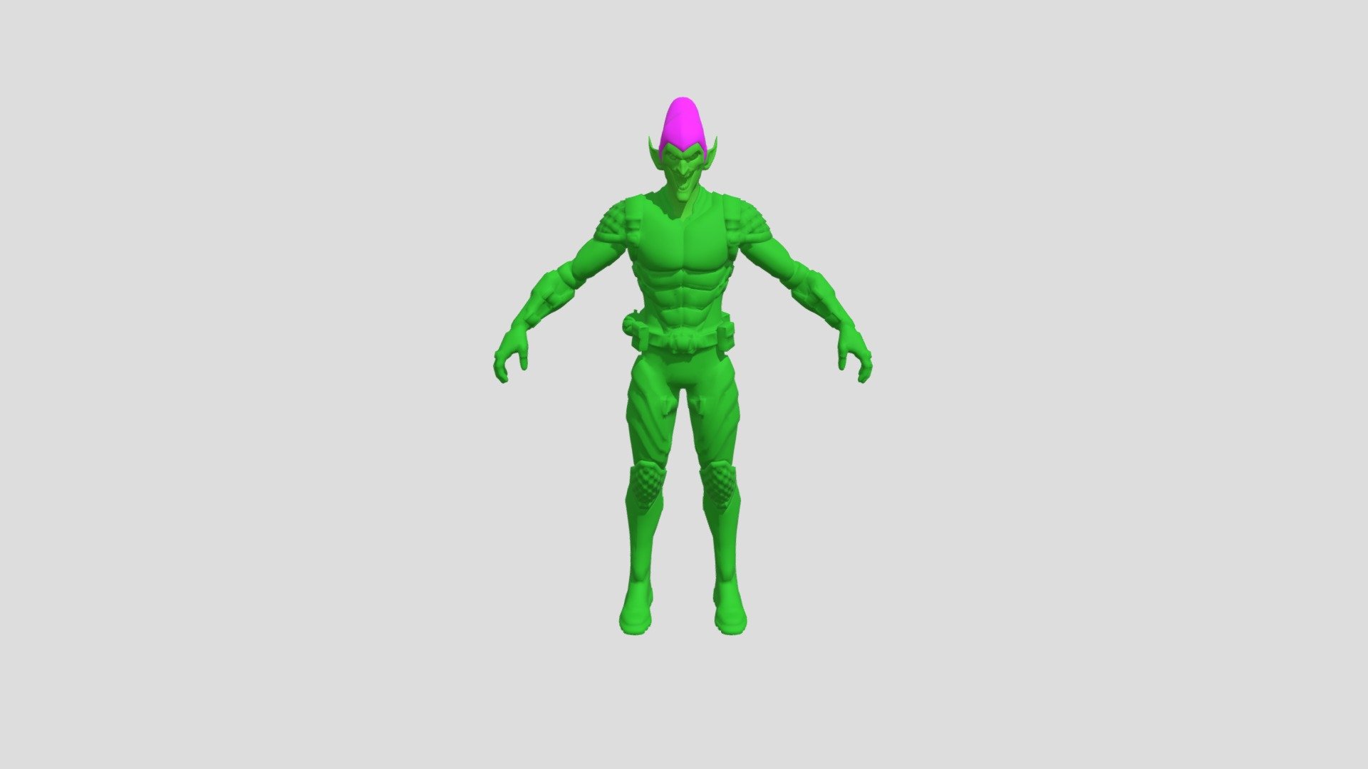 green gobile Jumping - Download Free 3D model by batman and jason and ...
