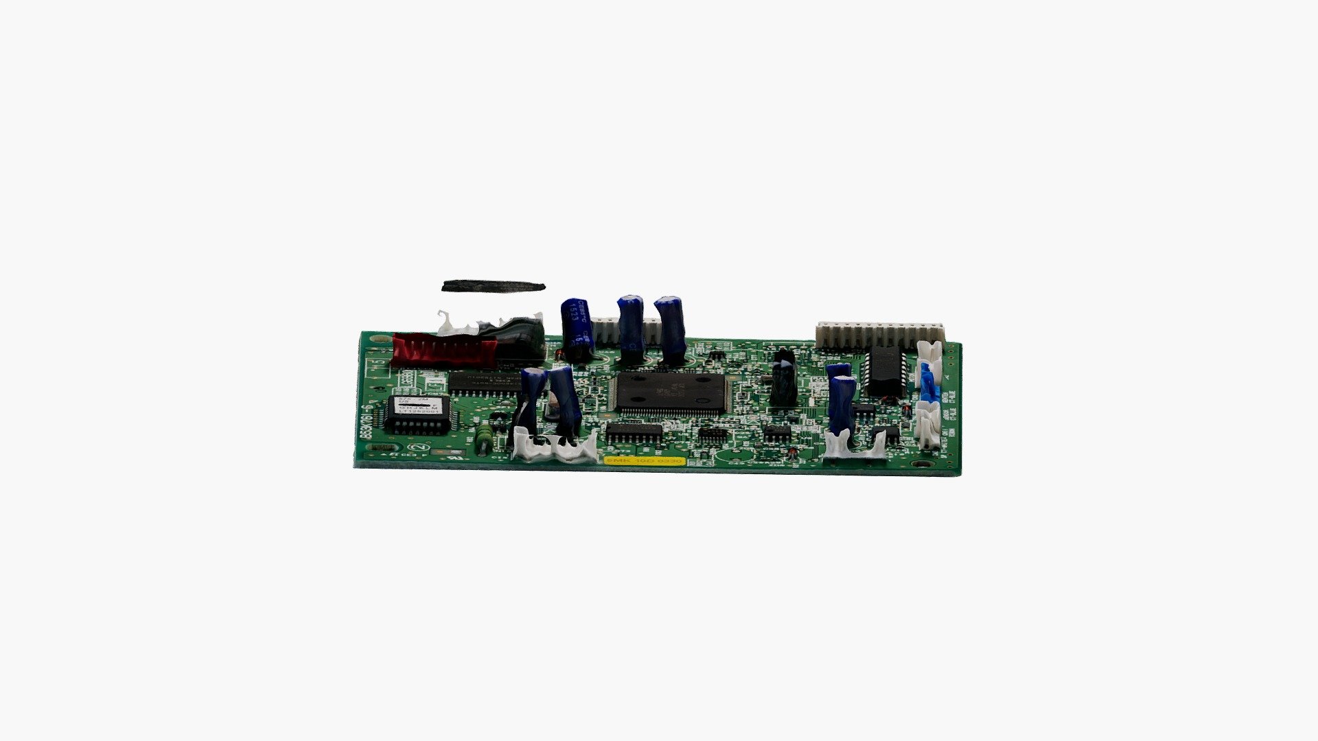 Digital circuit board from a Brother fax machine - Download Free 3D ...
