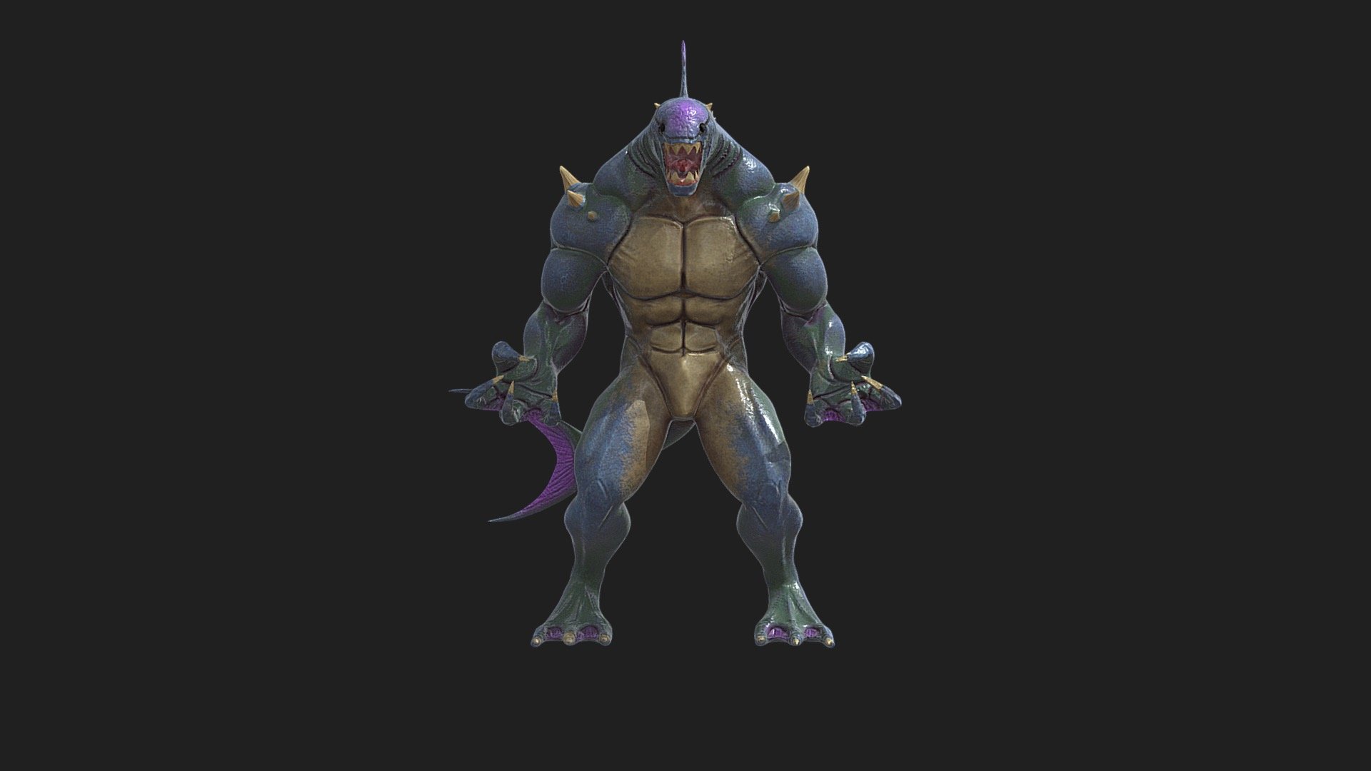 Fishman - 3D model by Dan Thompson (@Dracar96) [adadc03] - Sketchfab