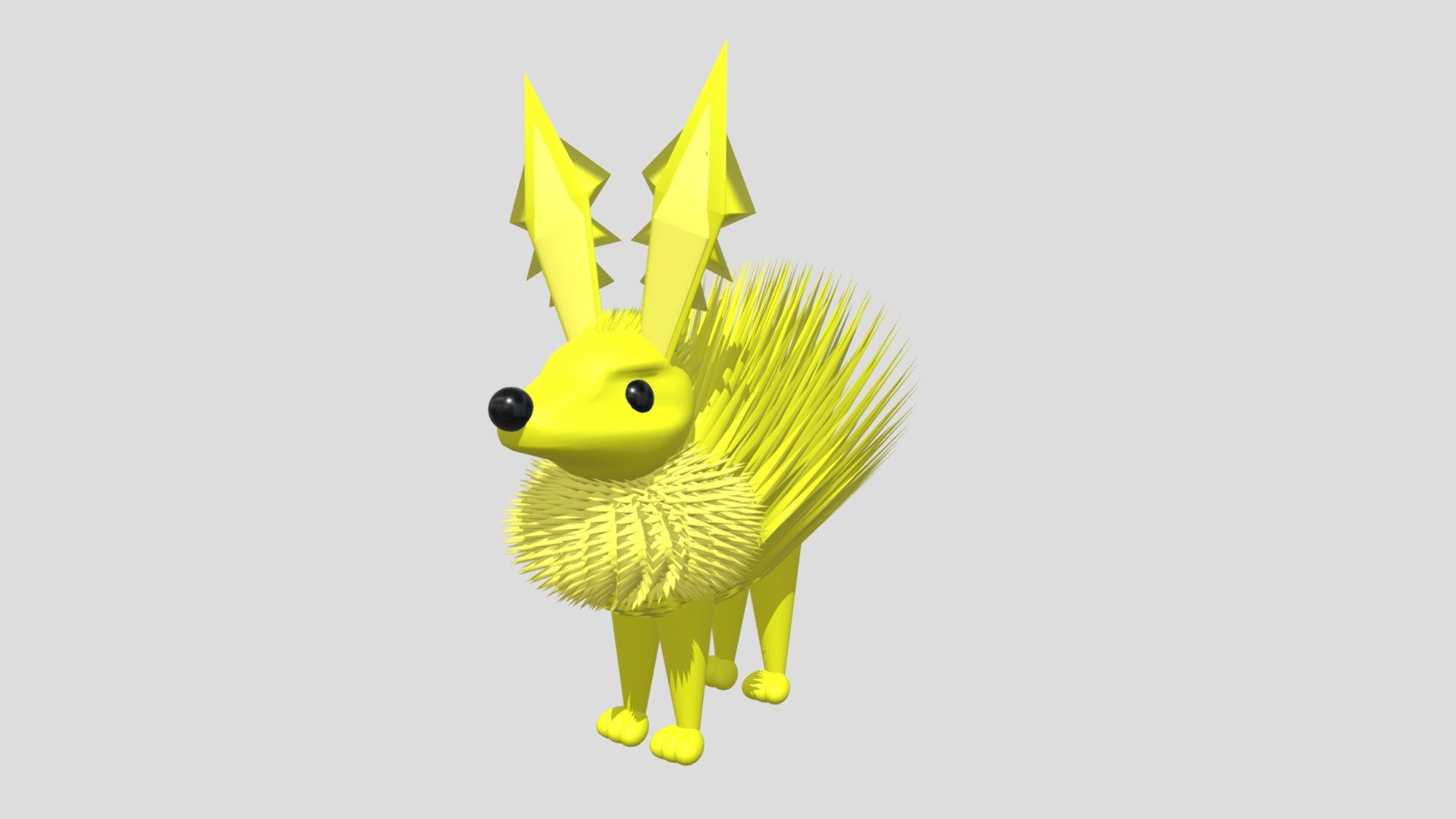 Jolteon - Download Free 3D model by phoenix_russell [adb043b] - Sketchfab
