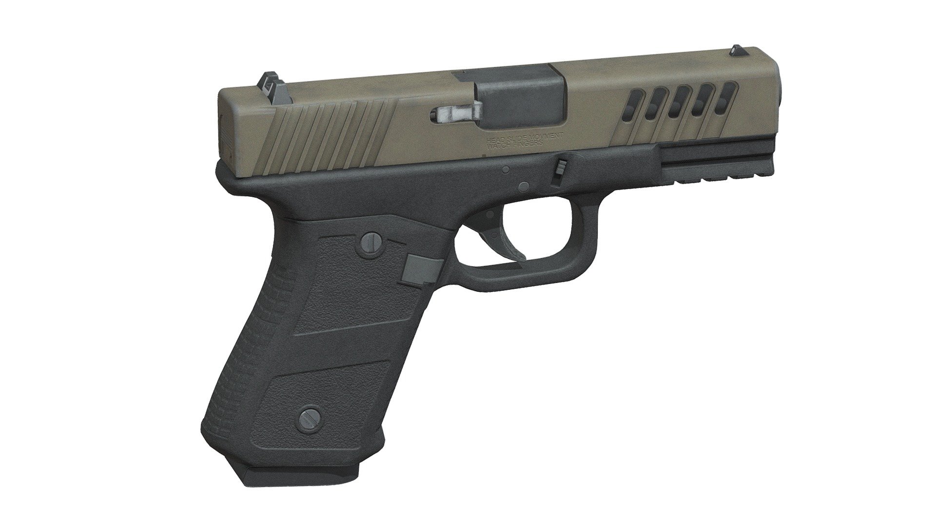 G19 Pistol 9mm - 3D model by momsboxtv [adb4331] - Sketchfab