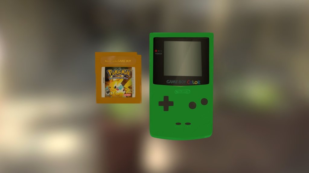 GameBoy Color - 3D model by PandaProblem [adb6021] - Sketchfab