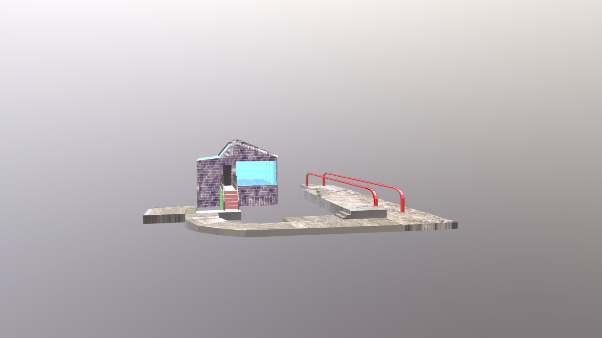 smart house - Download Free 3D model by dubson [adb6e05] - Sketchfab