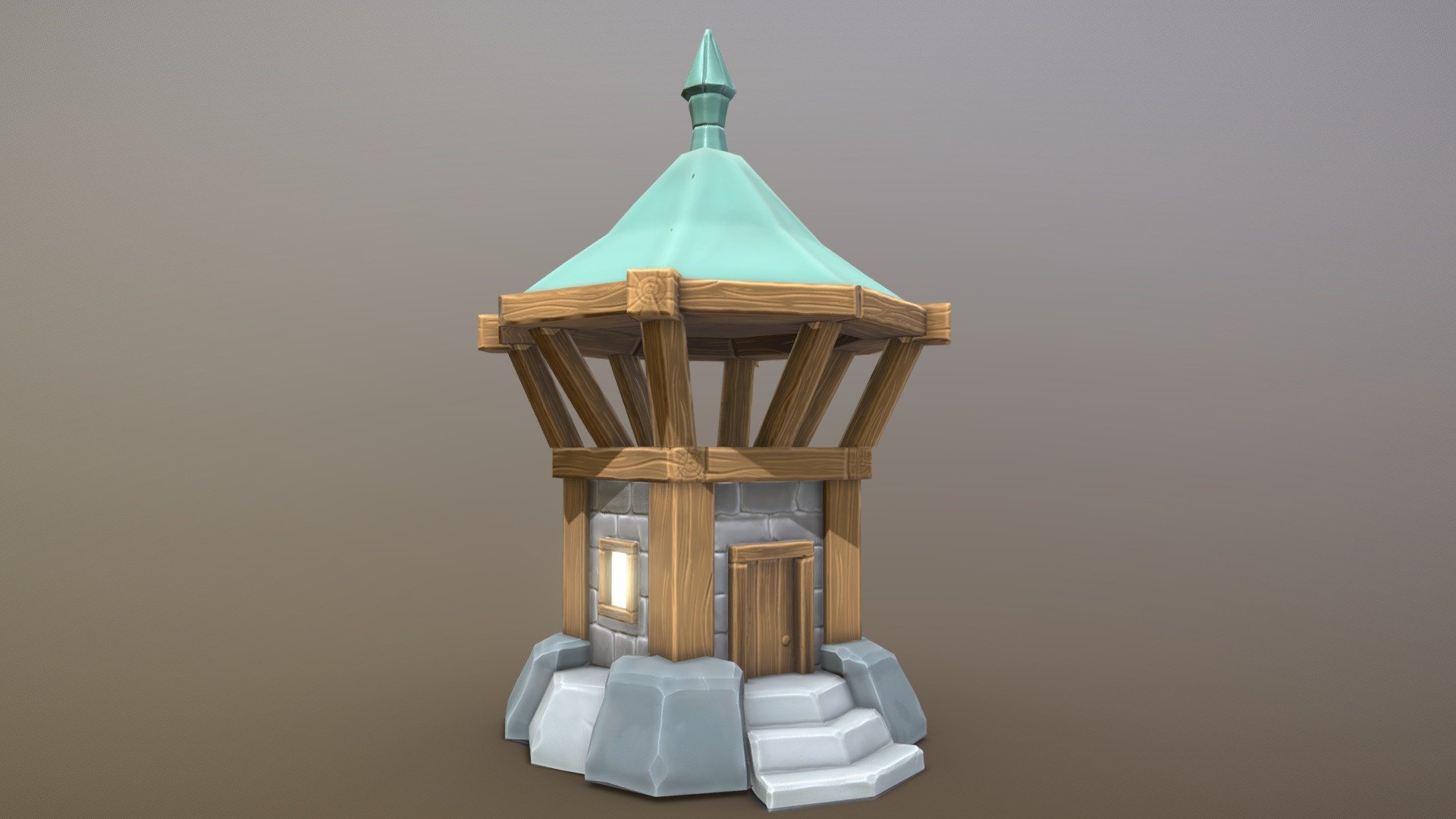 Tower - 3D model by Eri_Sokolovska [adb78af] - Sketchfab