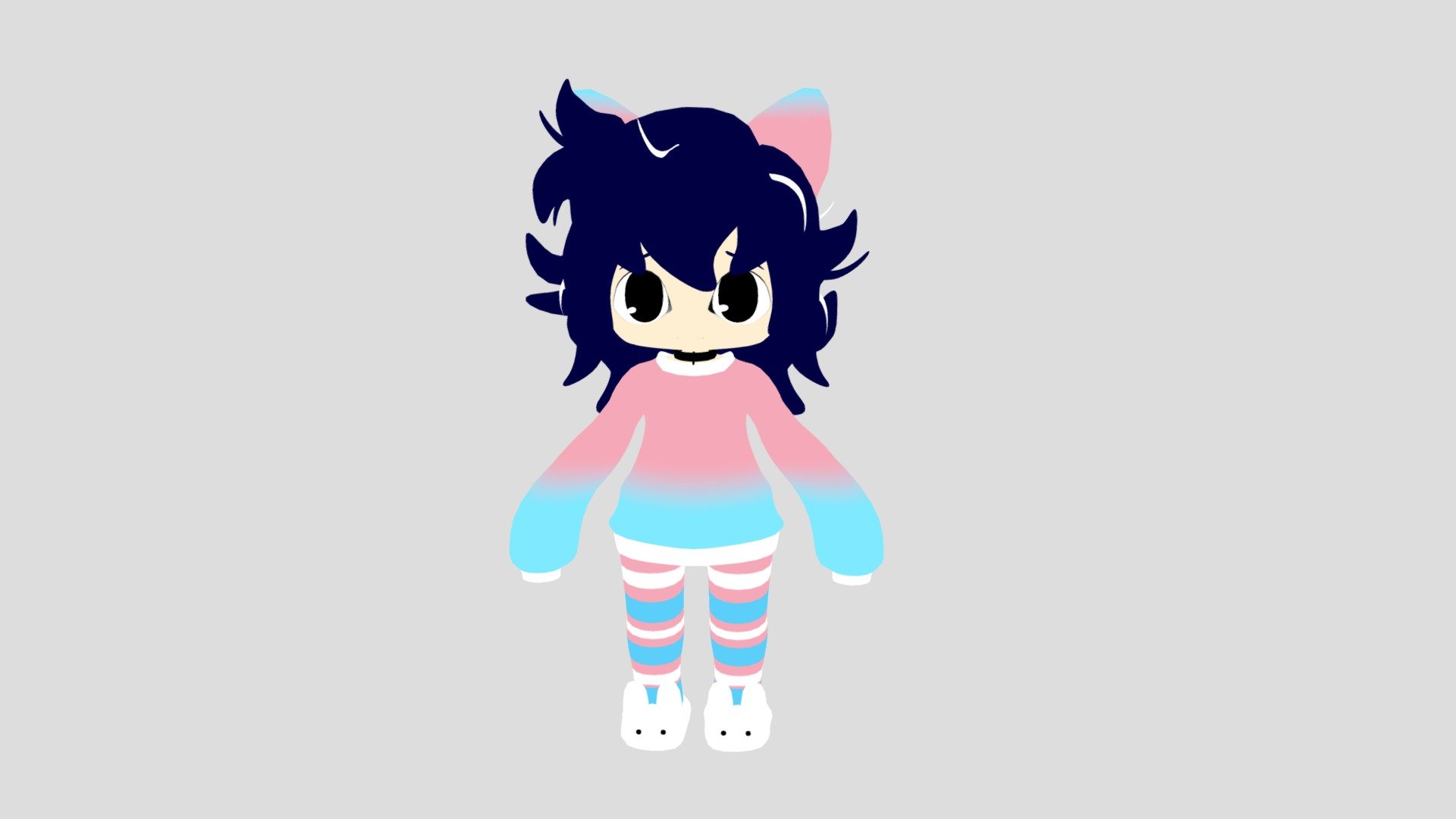 Kitty Friend - Download Free 3D model by Rabbit Hole ...