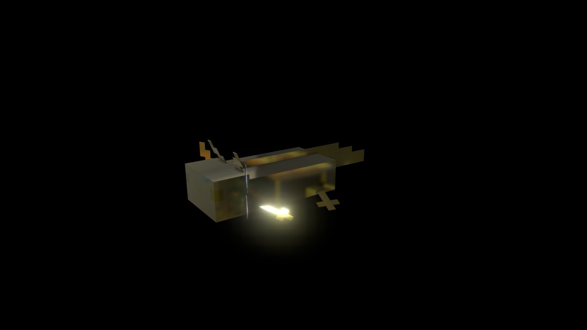 Minecraft_Axolotl - 3D model by duzkin (@andresgow1) [adb84b8] - Sketchfab