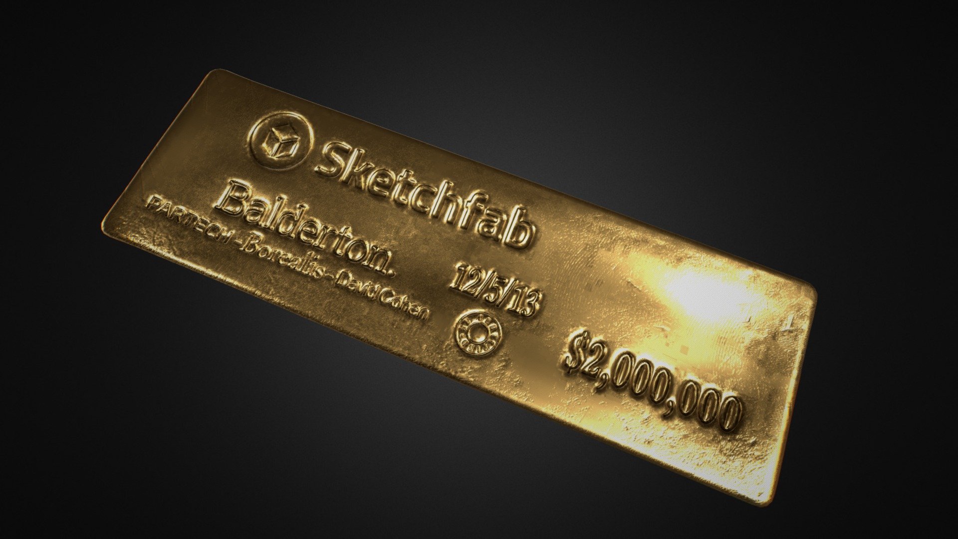 Next level gold bar - 3D model by Sketchfab [adbc1bd] - Sketchfab