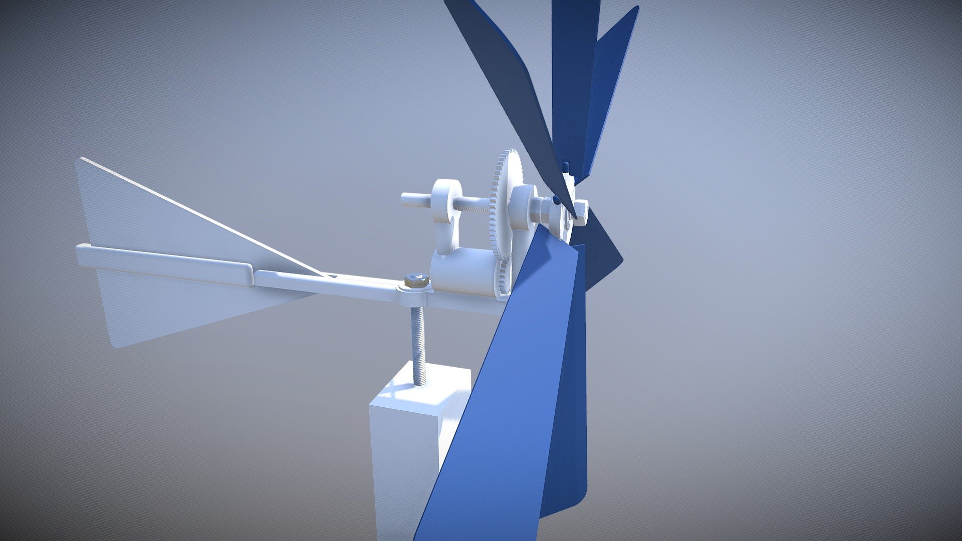 Wind Powered LED Light - Download Free 3D model by digitalurban ...
