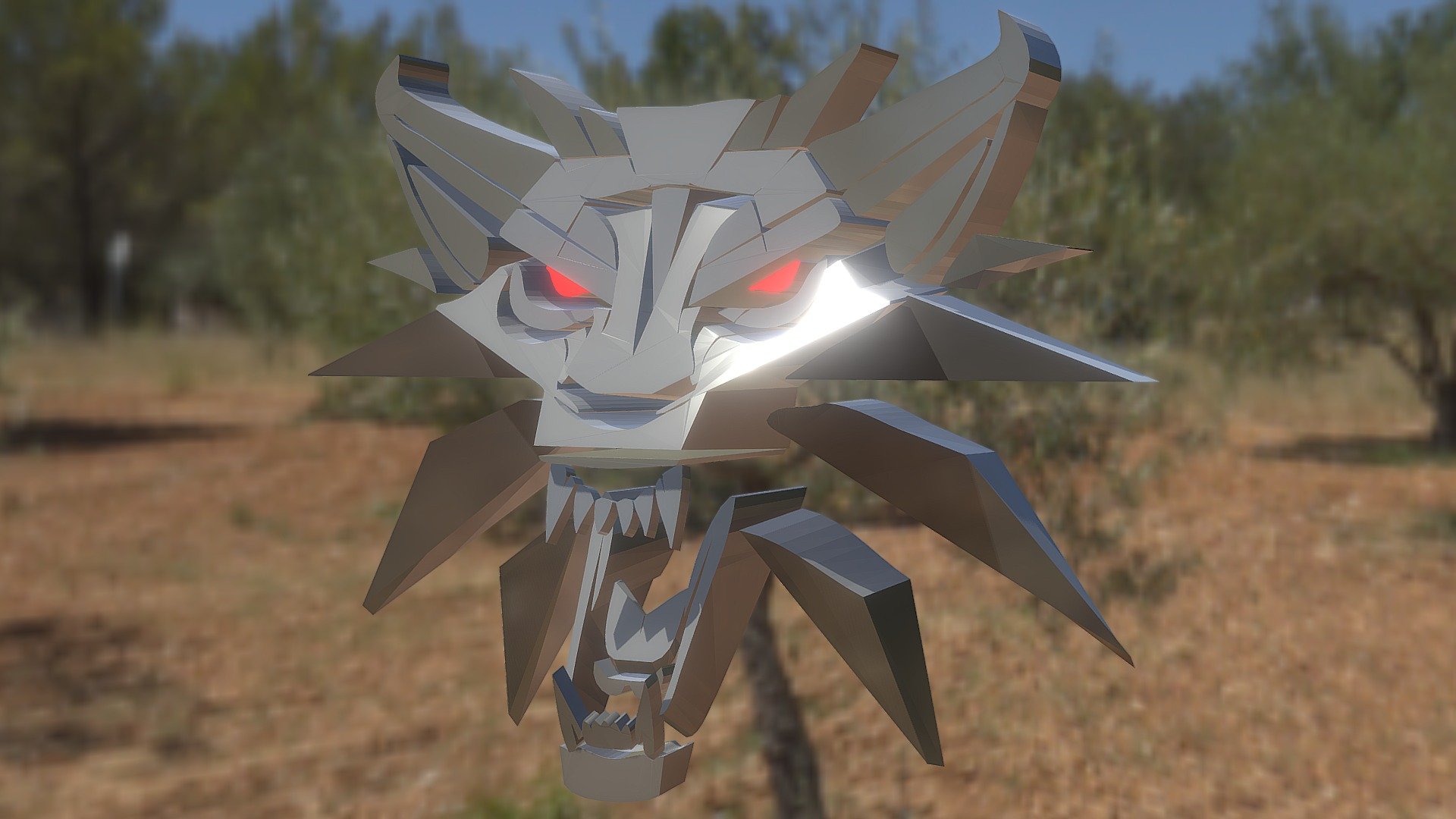 Witcher Medallion Emblem - Download Free 3D model by Anjith ...
