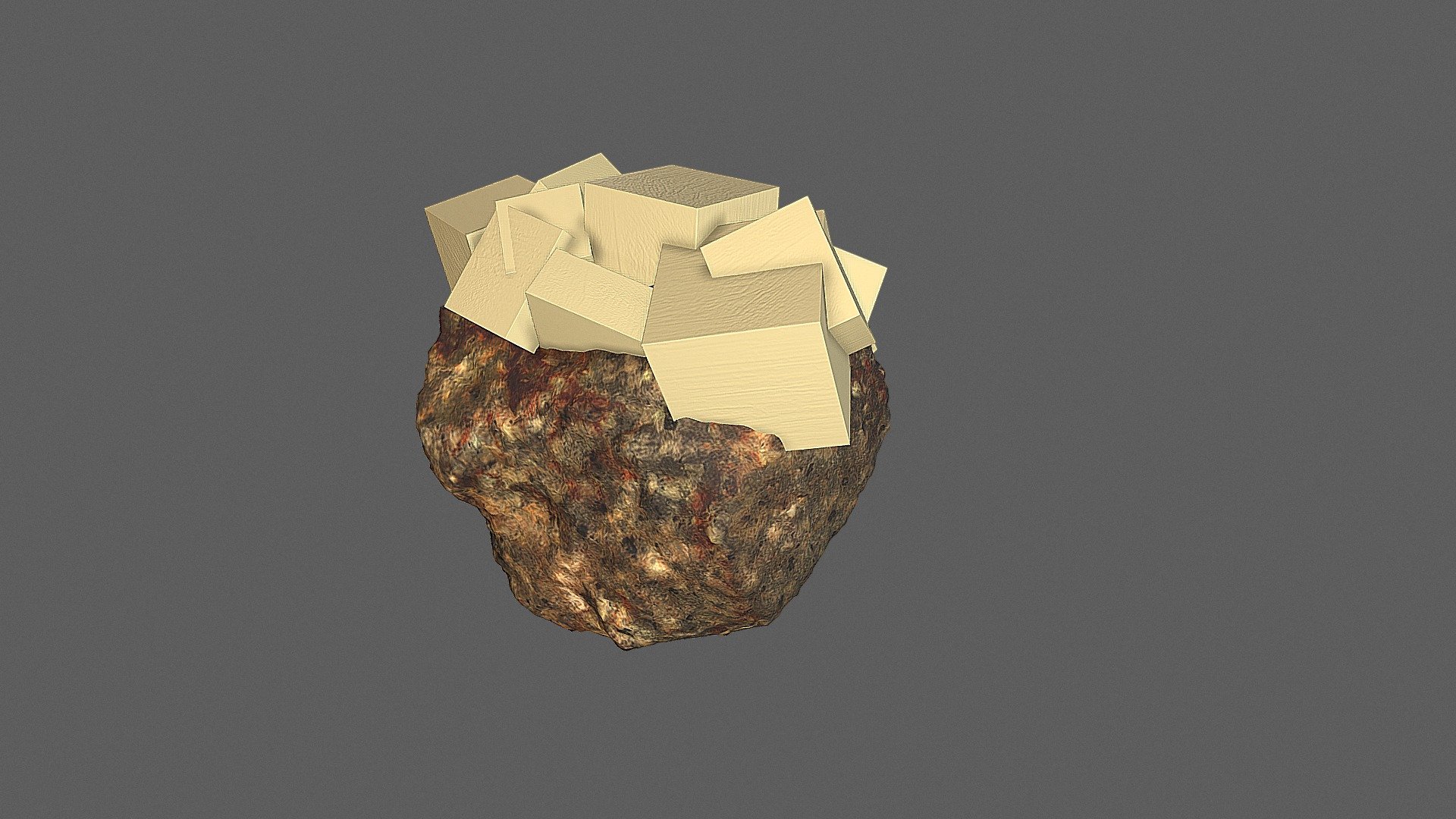Pyrite Crystal - 3D model by GAGAS-669 [adbfee6] - Sketchfab