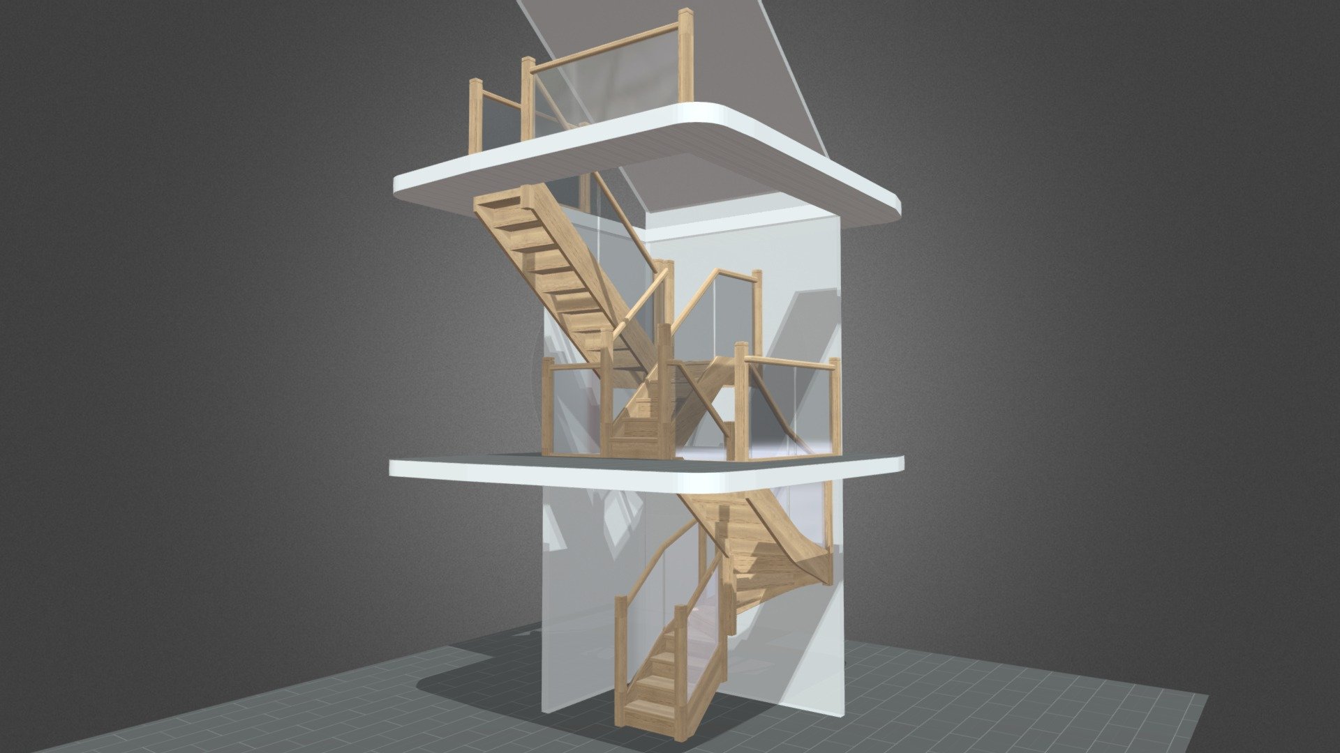 Razvan v3b - Download Free 3D model by Arek @ Vonka Stairs (@A.Vonka ...