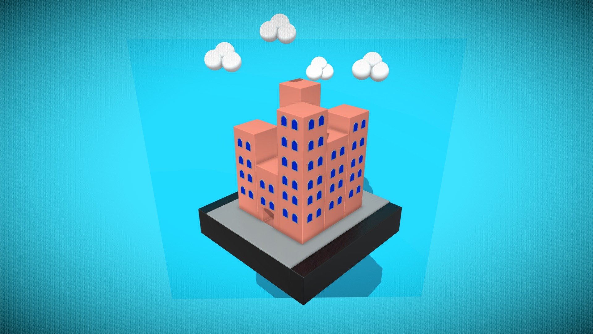 Little Buildings - Download Free 3D model by DEV_RUBS [adc1ddf] - Sketchfab