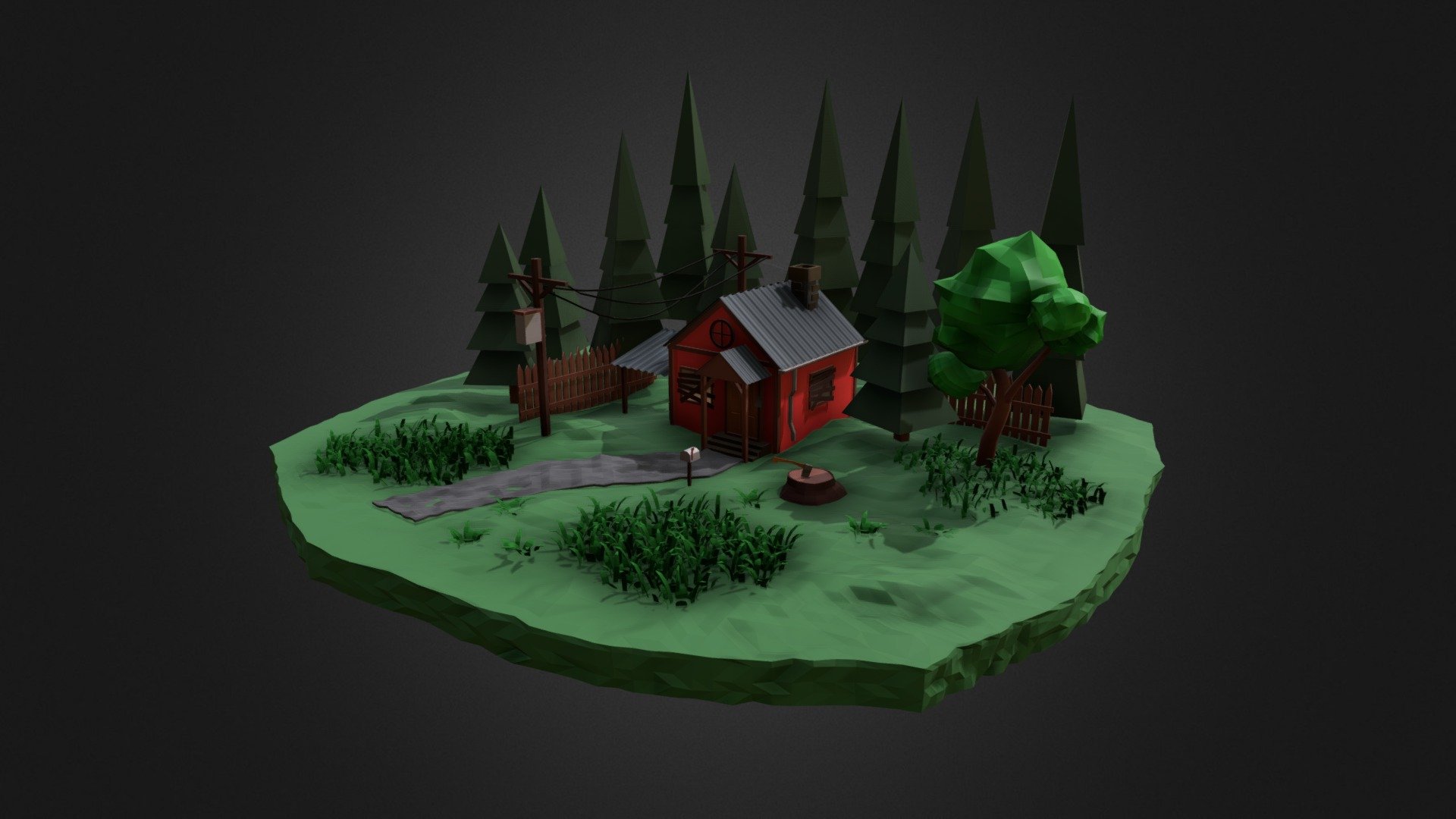 Wood Scene FF - Download Free 3D model by igor.tesV [adc3657] - Sketchfab