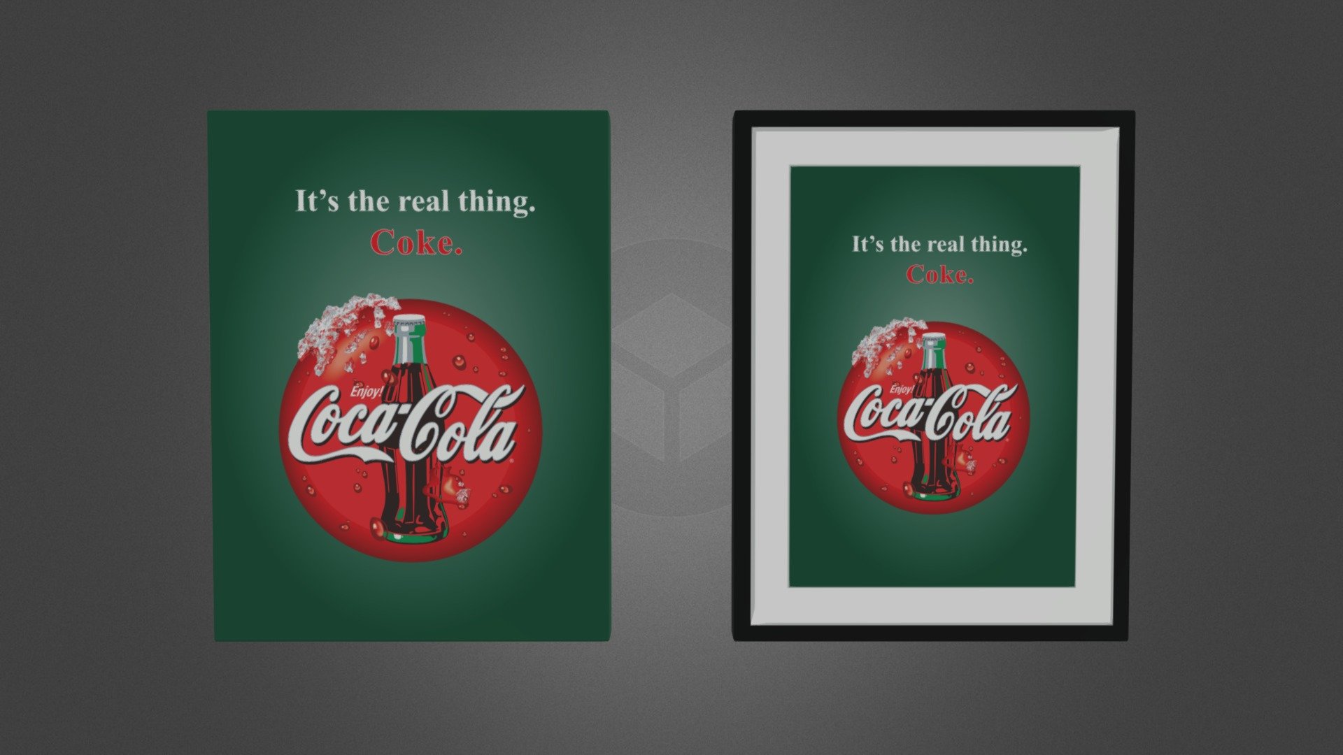 POSTOBOY 18x24 It's The Real Thing - Download Free 3D model by POSTOBOY ...