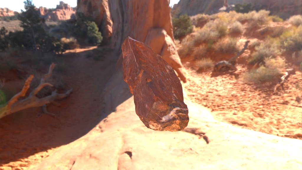 Kickstarter - Rock - Red - 3D model by HoneyPoint3D (@nkloski) [adc52b8 ...