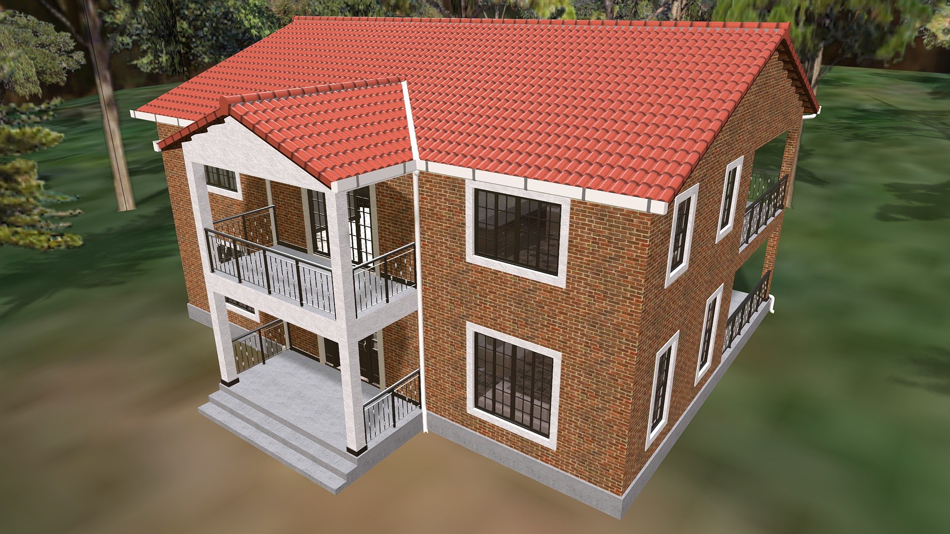Furnished rural house - Buy Royalty Free 3D model by anDDDres [adc5534 ...
