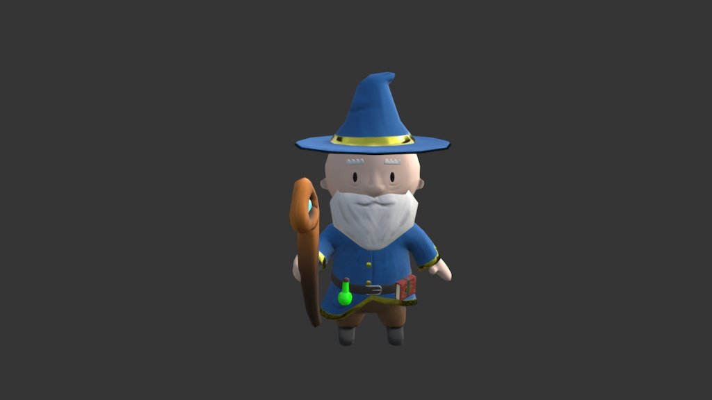 Wizard Idle - 3D model by BarnJake [adc5fcc] - Sketchfab