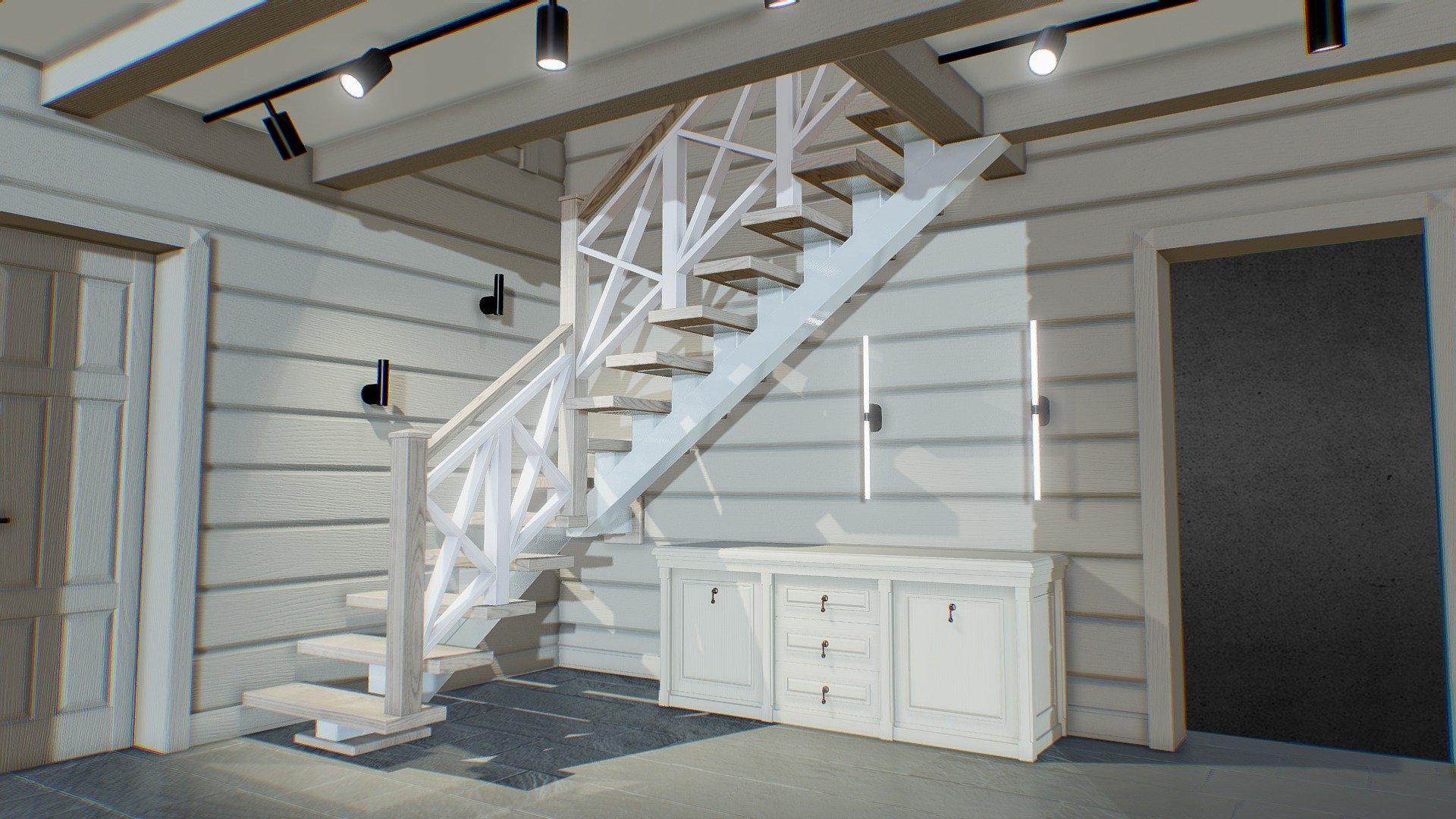 Wyritsa ladder proposal - 3D model by DomGaudi [adc7113] - Sketchfab