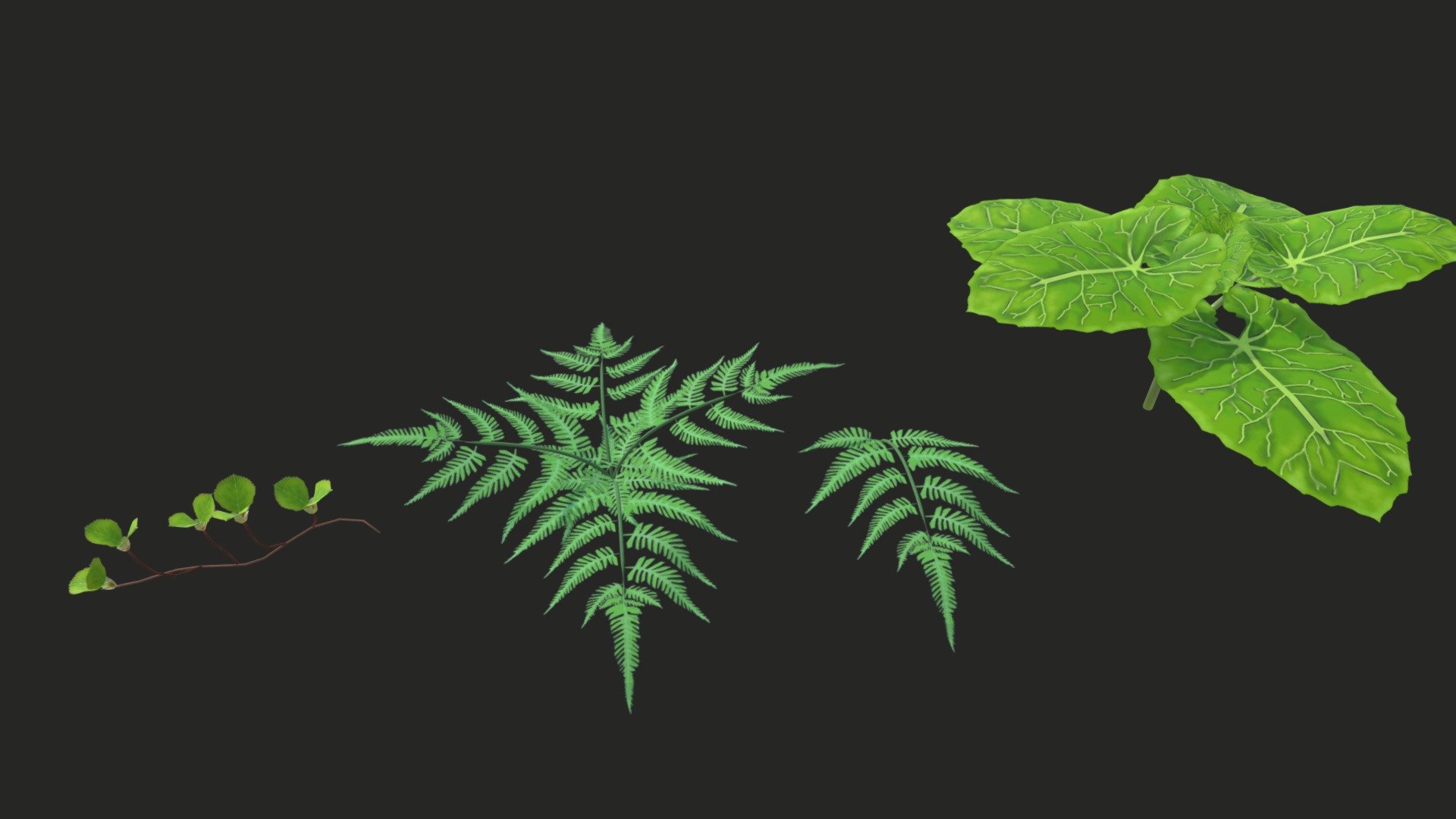 Low Poly Plants - Download Free 3D model by momijiAnko [adc7c77 ...