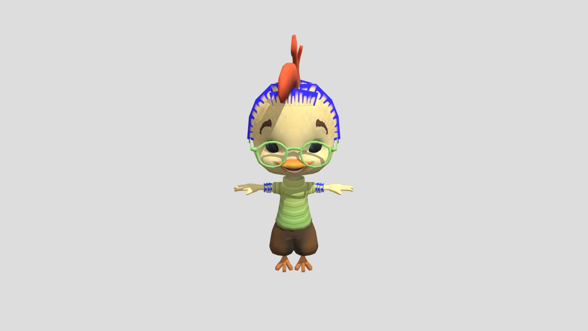 chicken little rigged - Download Free 3D model by MHfan2006 ...