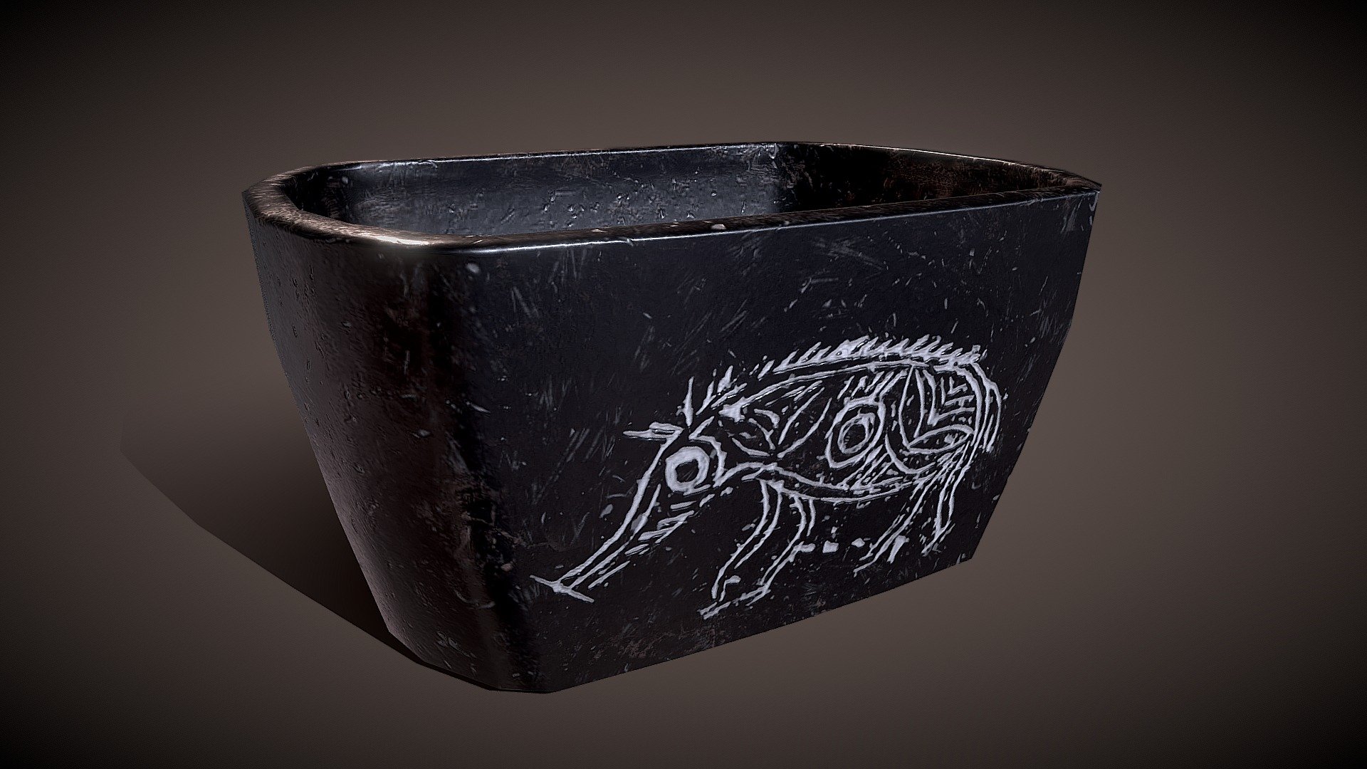 Pig pottery bowls/food containers/Neolithic - Buy Royalty Free 3D model ...