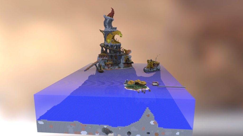 La vague - 3D model by MrSweeter [adc9c04] - Sketchfab