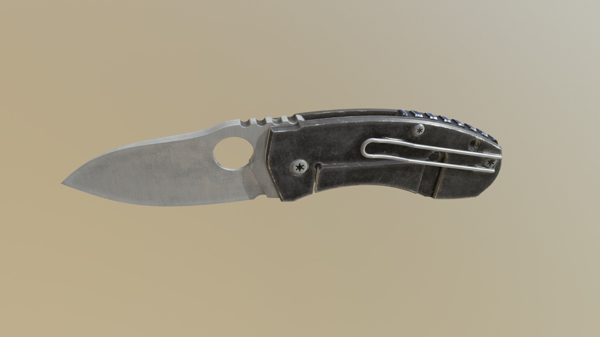 Spiderco Knife - 3D model by fdelilla [adca40b] - Sketchfab