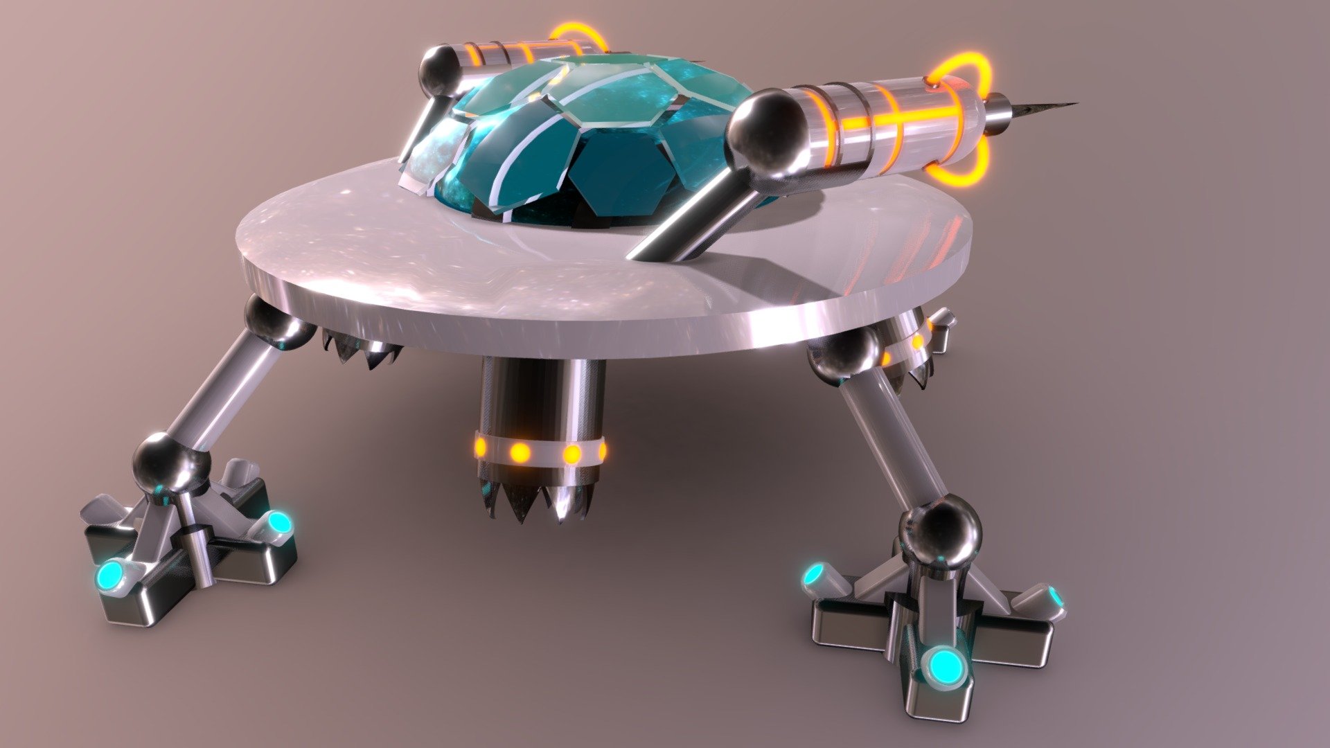 UFO - 3D model by Rowan Design (@rowansreid) [adcaccb] - Sketchfab