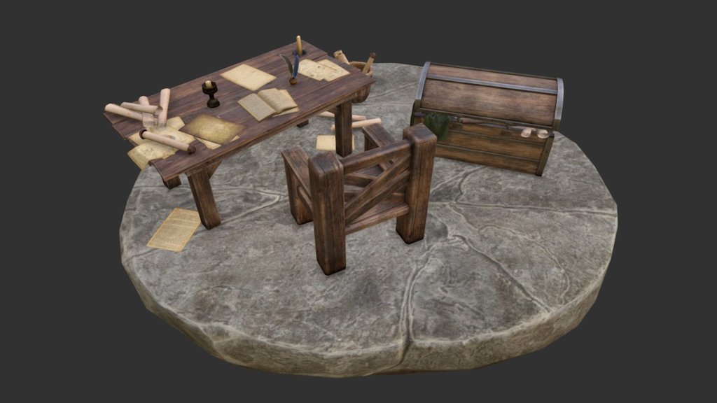 Haven Table - 3D model by Leyre Ramirez (@LeyreRamirez) [adcba0a ...