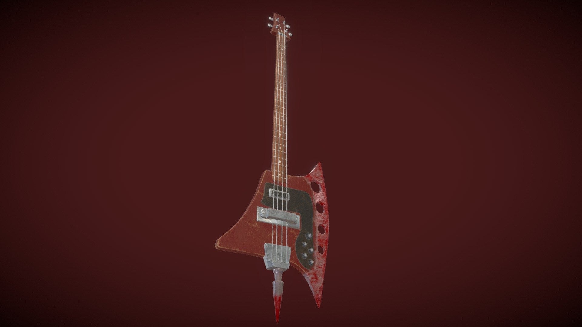 Bass Axe - Buy Royalty Free 3D model by albertjuli [adccc24 ...