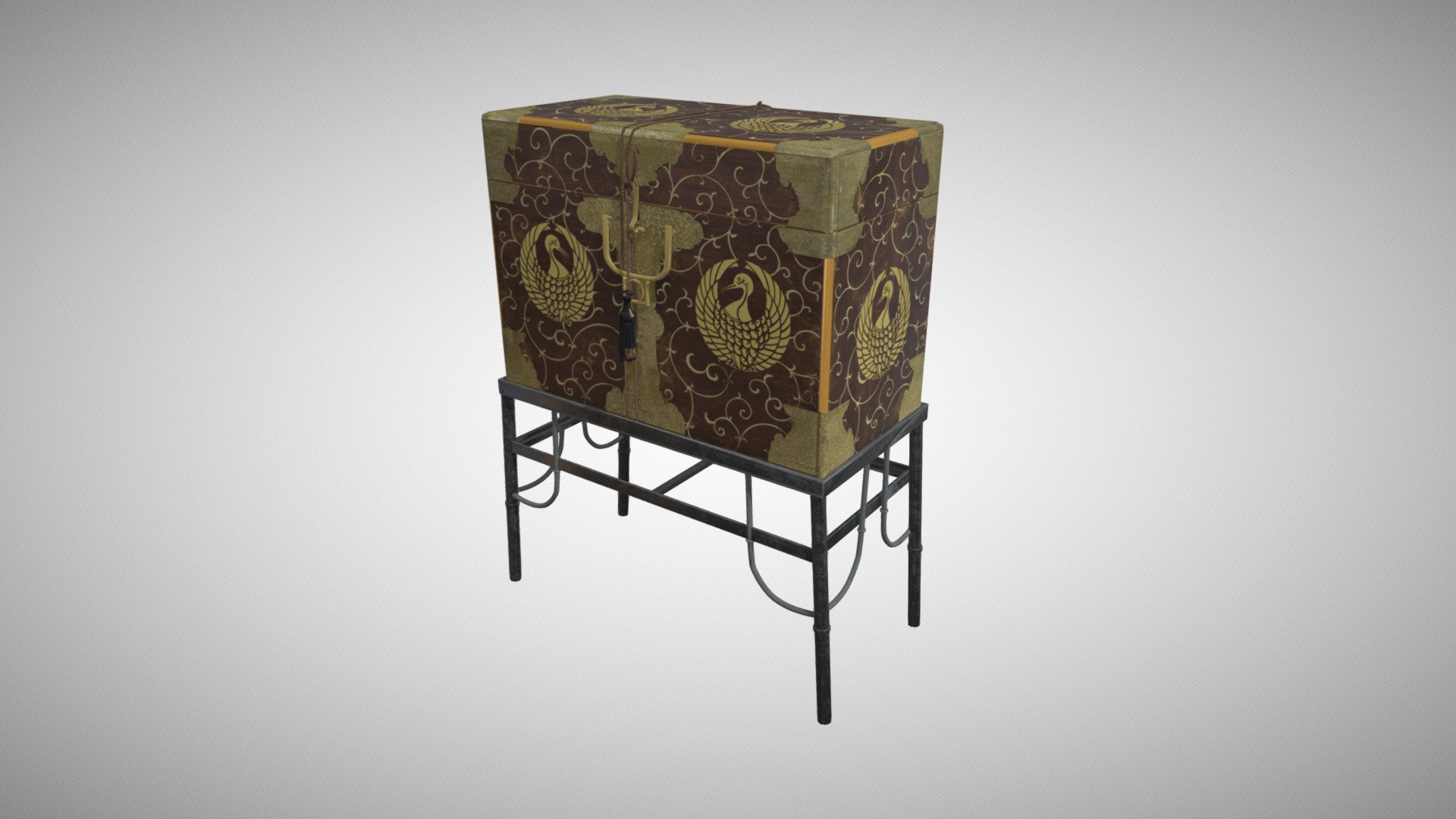Japanese chest - 3D model by MUSÉO 3D (@MUSEO3D) [adcd157] - Sketchfab