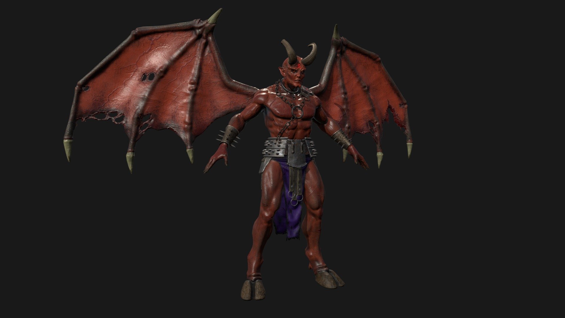 Demon_model - 3D model by vladimir.gudym.3d [add0ed0] - Sketchfab