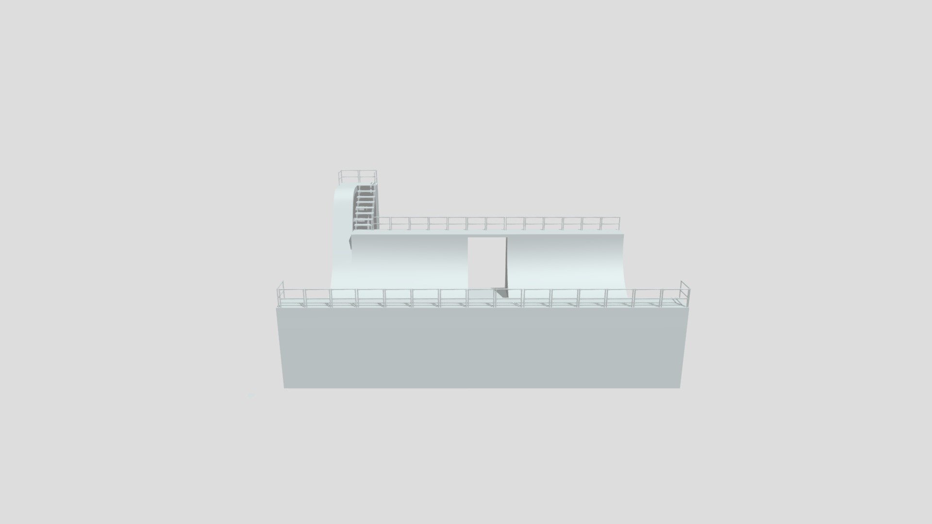 Tony Hawk Ramp - Download Free 3D model by Ottertoons [add13ca] - Sketchfab