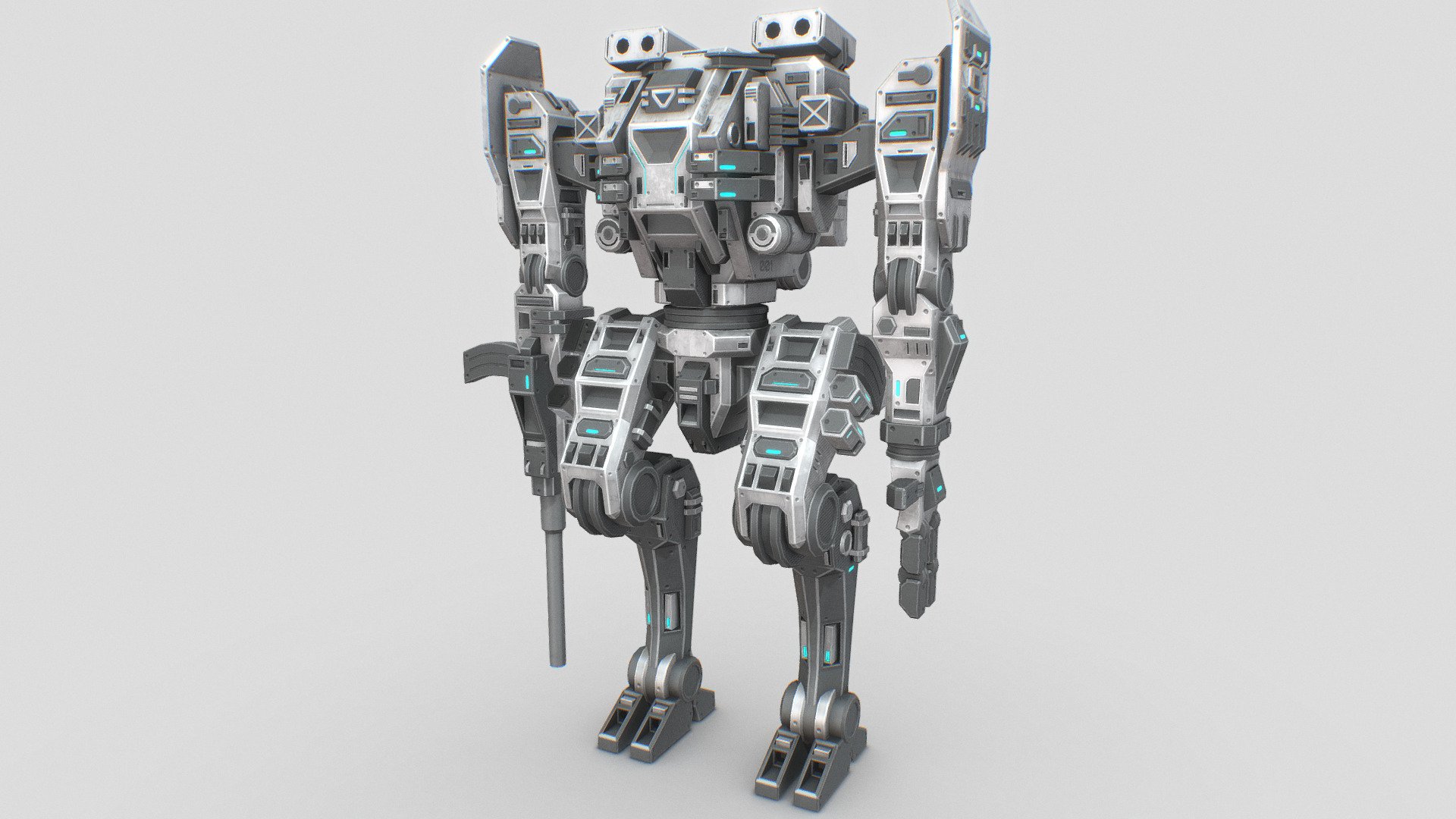 Sci fi Battle Mech - Buy Royalty Free 3D model by Anima Z (@Anima-Z ...