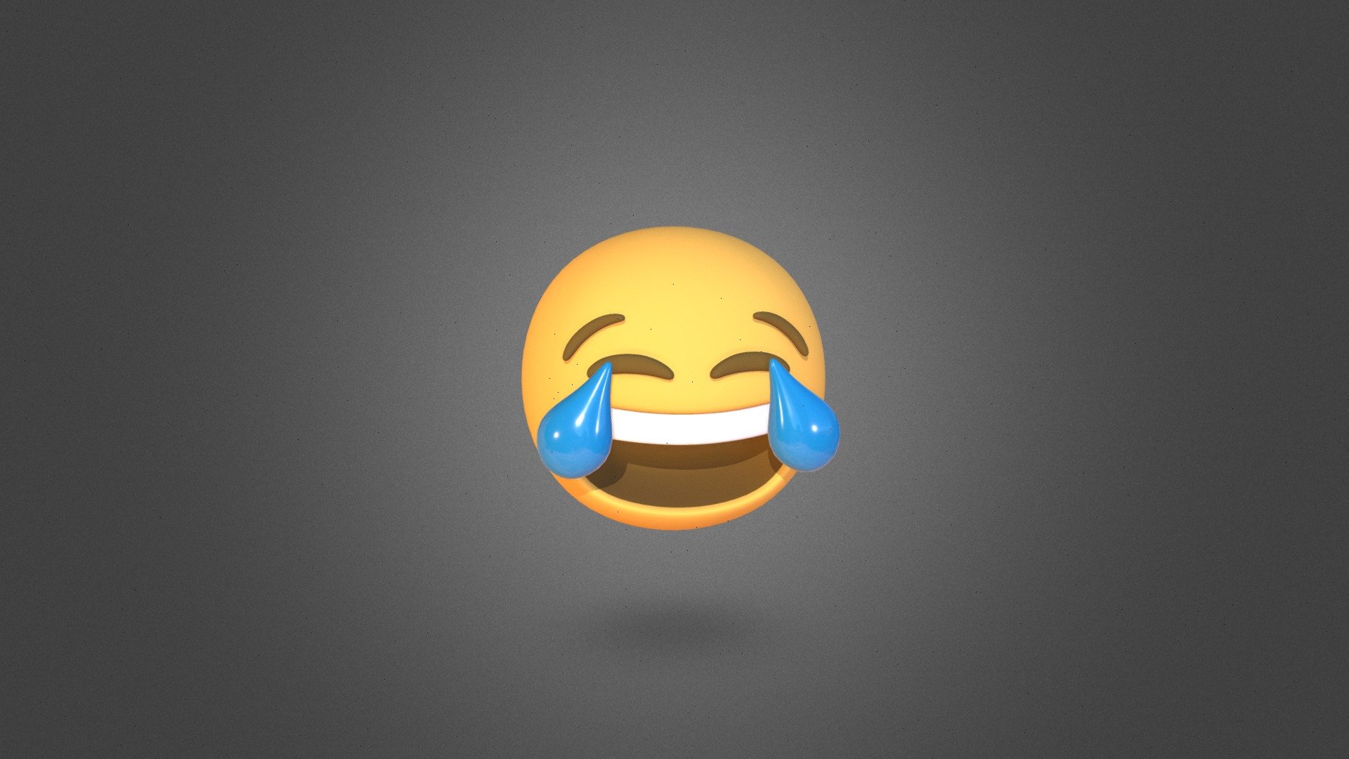 Laughing with Tears of Joy Emoji - Buy Royalty Free 3D model by ...